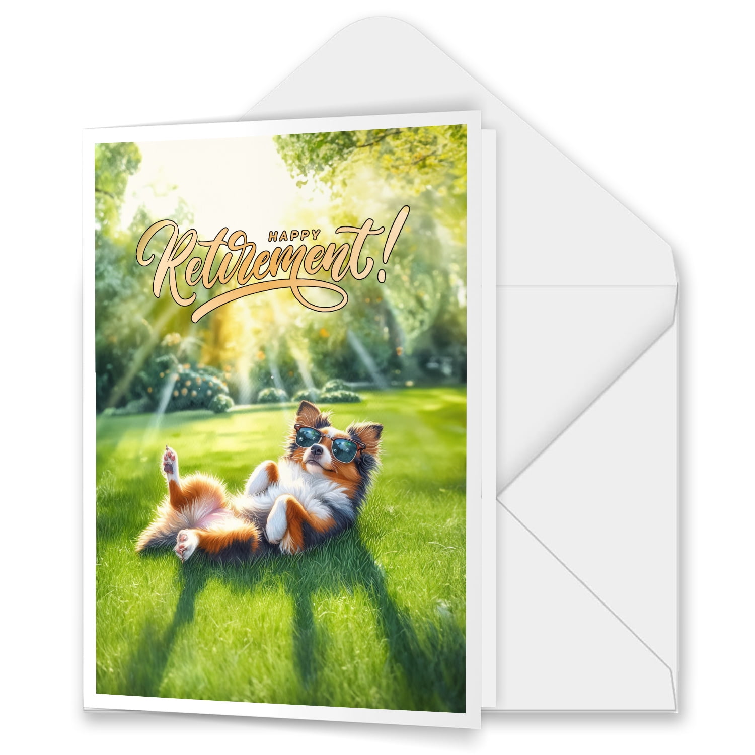 Happy Retirement with Miniature American Shepherd Enjoy Life Rest Time ...
