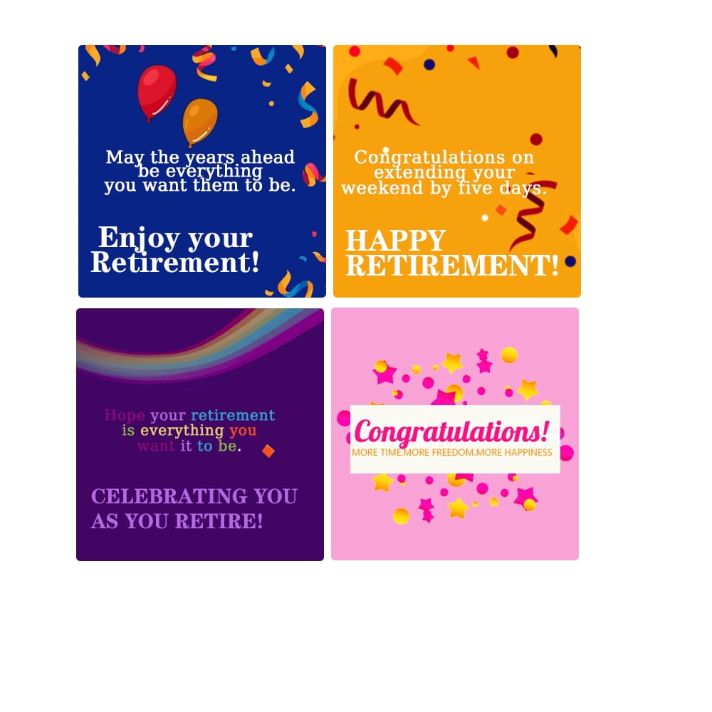 Happy Retirement Party Label,1.5 inch Business Retirement Stickers for ...