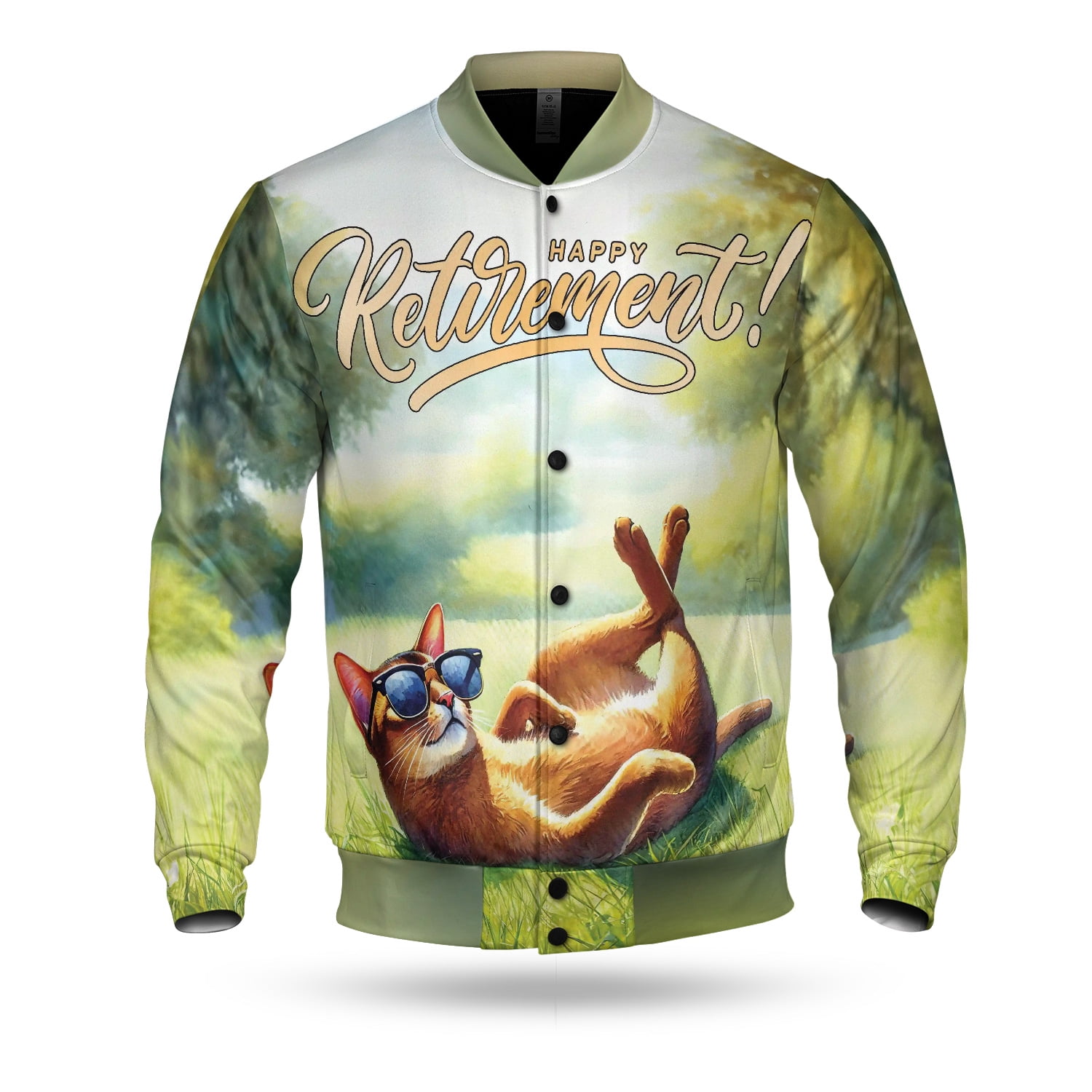 Happy Retirement with Abyssinian Enjoy Life Rest Time All Over Print 3D ...