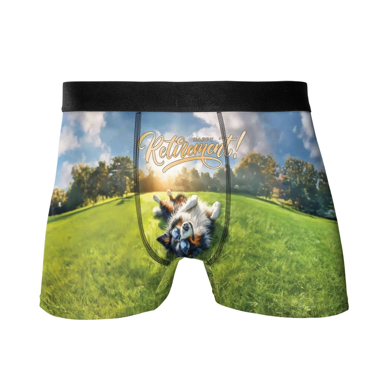 Happy Retirement with Border Collie Enjoy Life Rest Time All Over Print ...