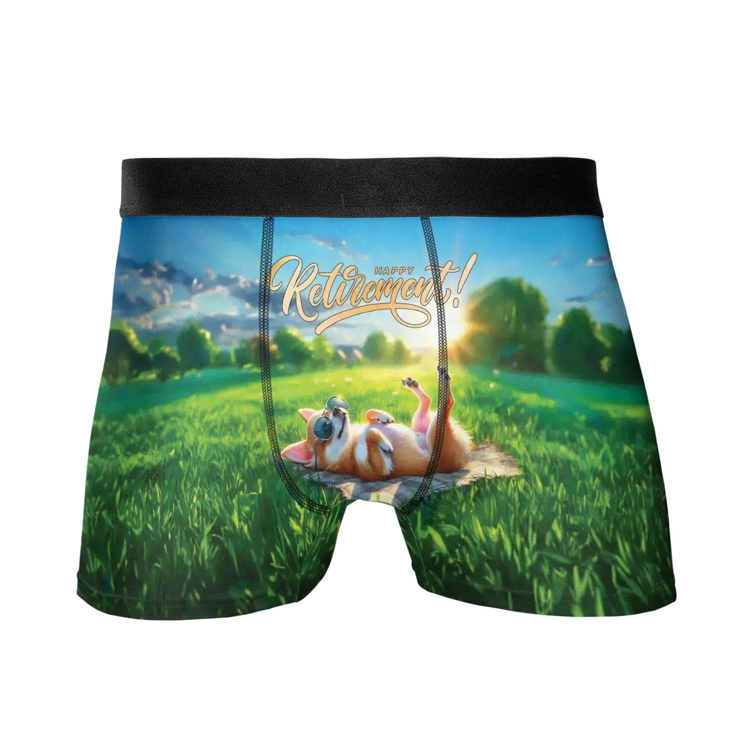 Happy Retirement with Chihuahua Enjoy Life Rest Time All Over Print ...