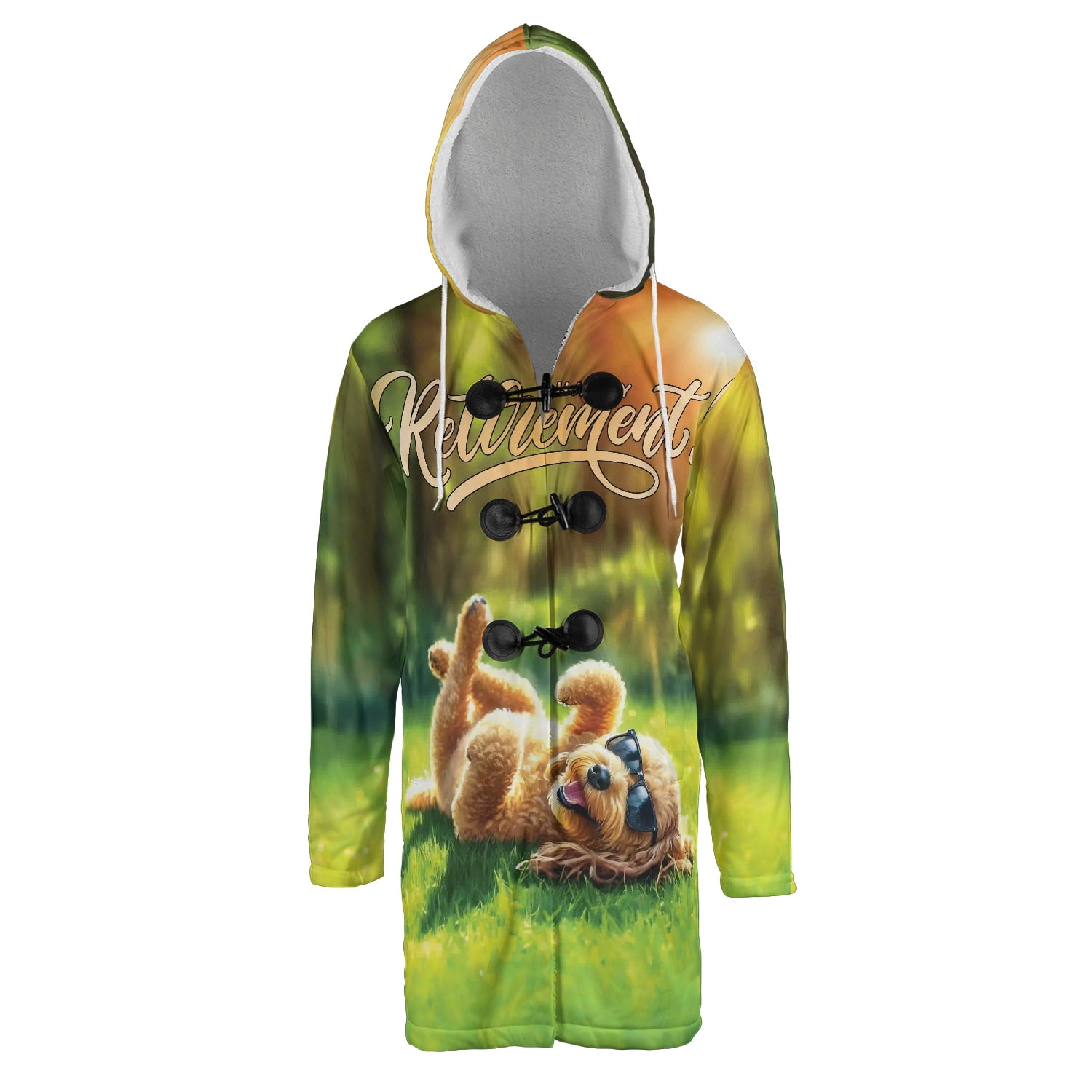 Happy Retirement with Goldendoodle Enjoy Life Rest Time All Over Print ...