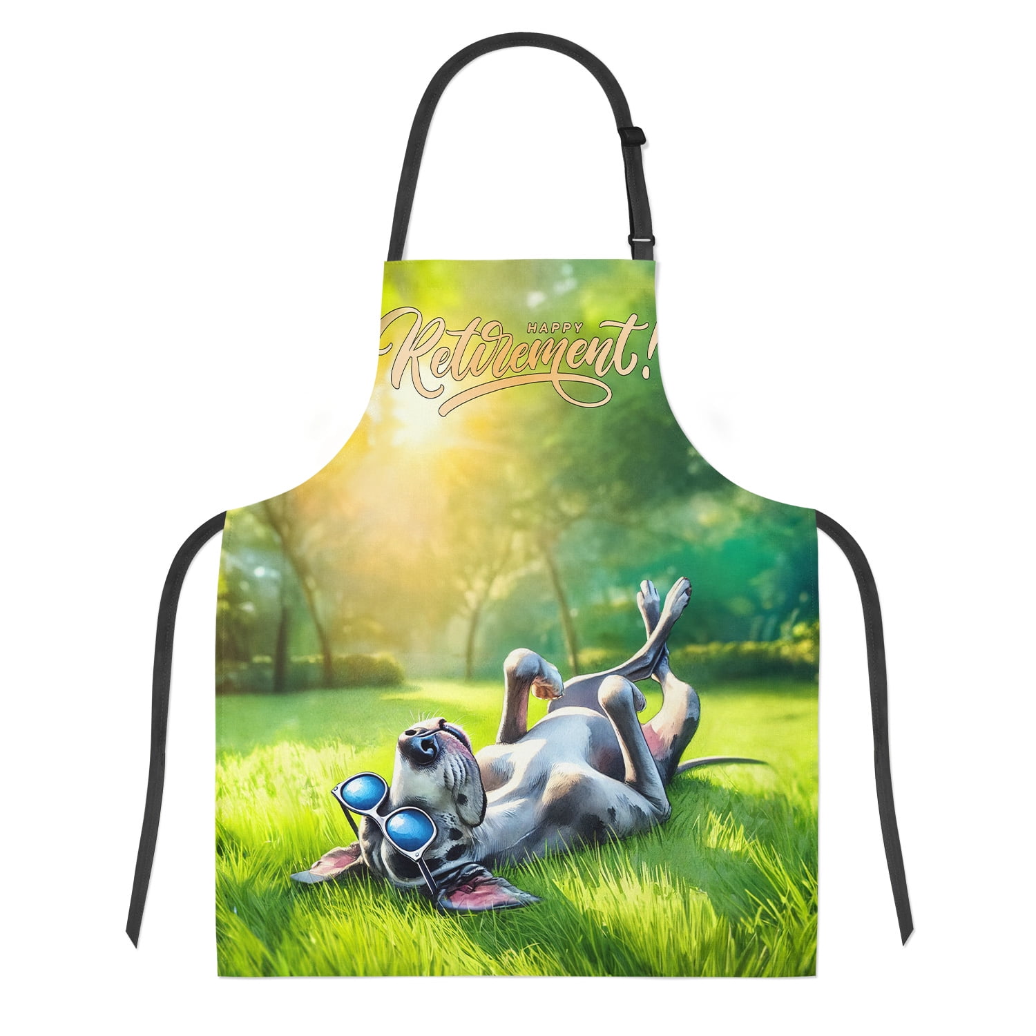 Happy Retirement with Great Dane Enjoy Life Rest Time Apron Danes Dog ...