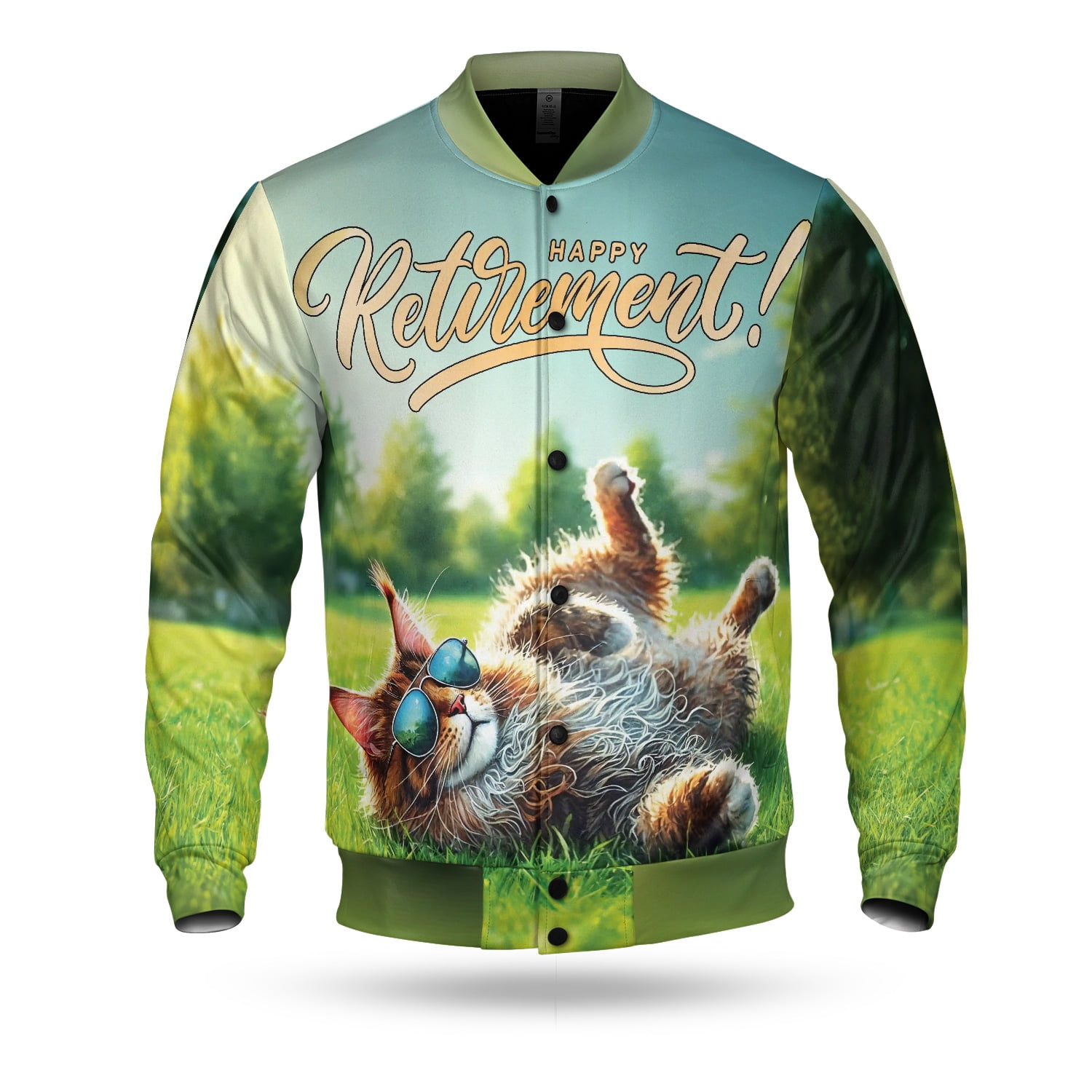 Happy Retirement with Maine Coon Enjoy Life Rest Time All Over Print 3D ...