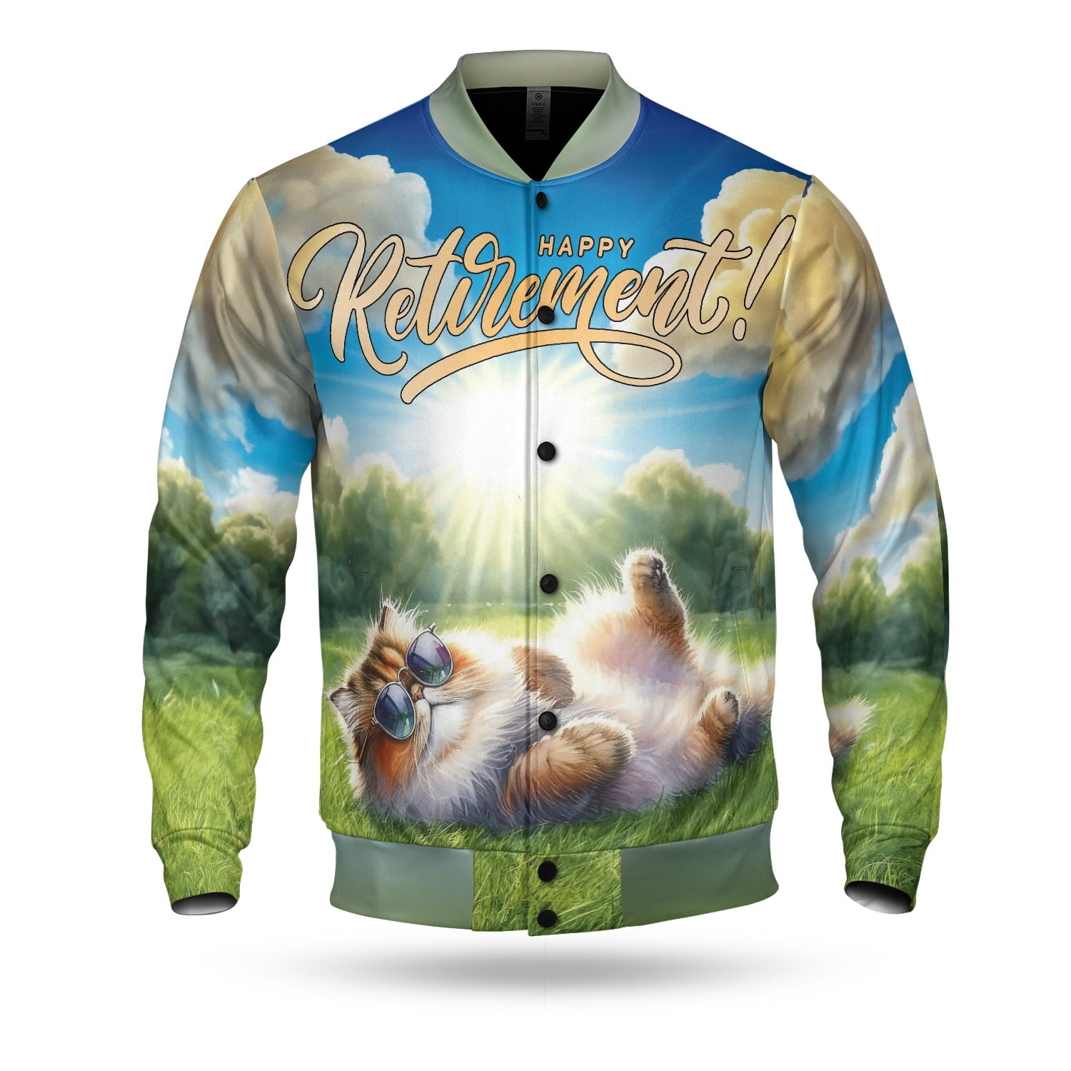 Happy Retirement with Persian Enjoy Life Rest Time All Over Print 3D ...