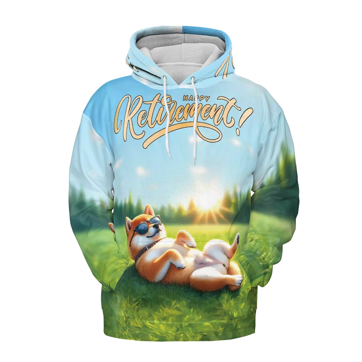 Happy Retirement with Shiba Inu Enjoy Life Rest Time All Over Print 3D ...