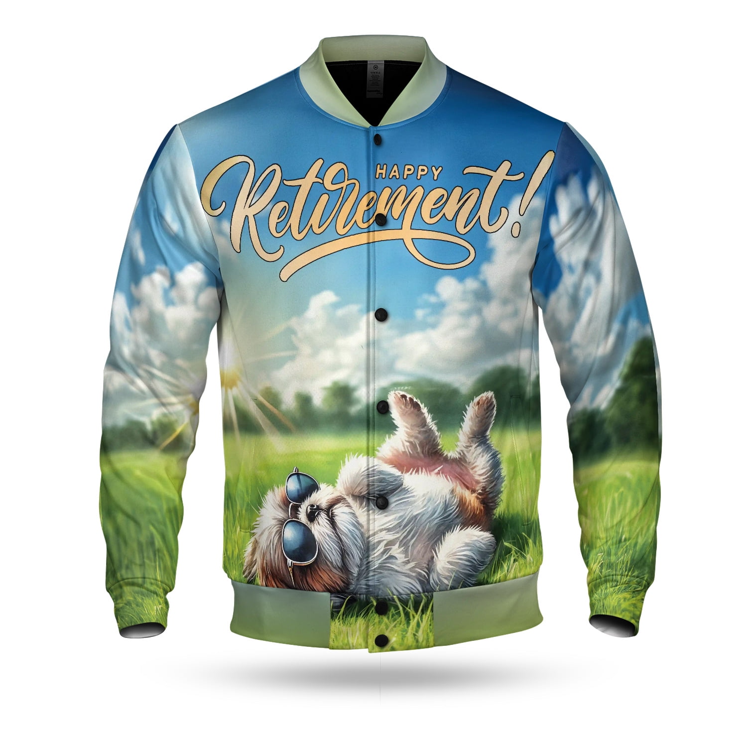 Happy Retirement with Shih Tzu Enjoy Life Rest Time All Over Print 3D ...