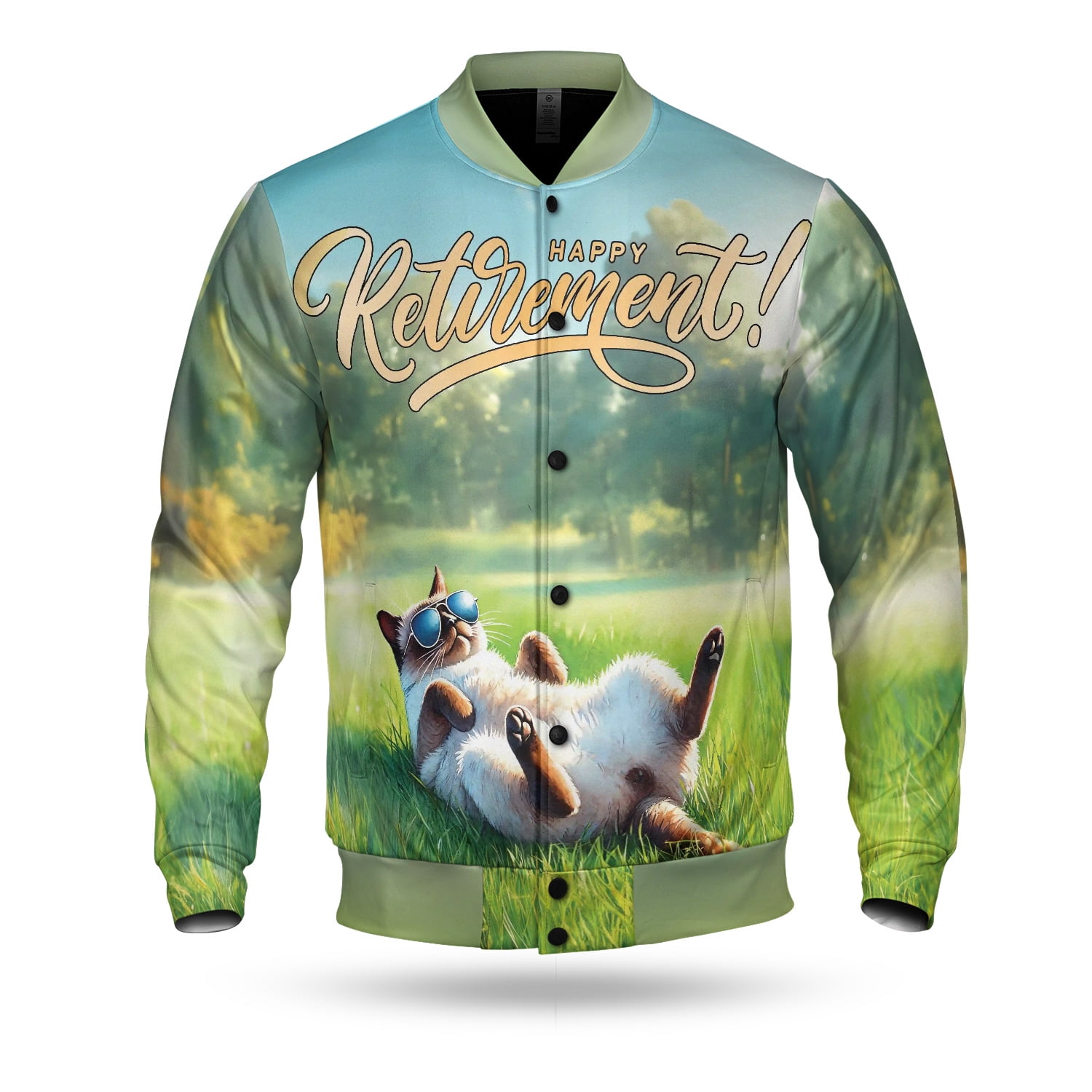 Happy Retirement with Siamese Enjoy Life Rest Time All Over Print 3D ...