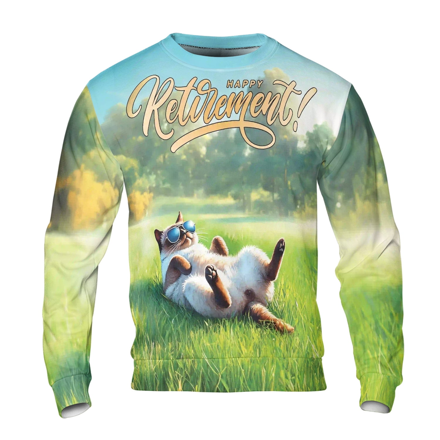 Happy Retirement with Siamese Enjoy Life Rest Time All Over Print 3D ...