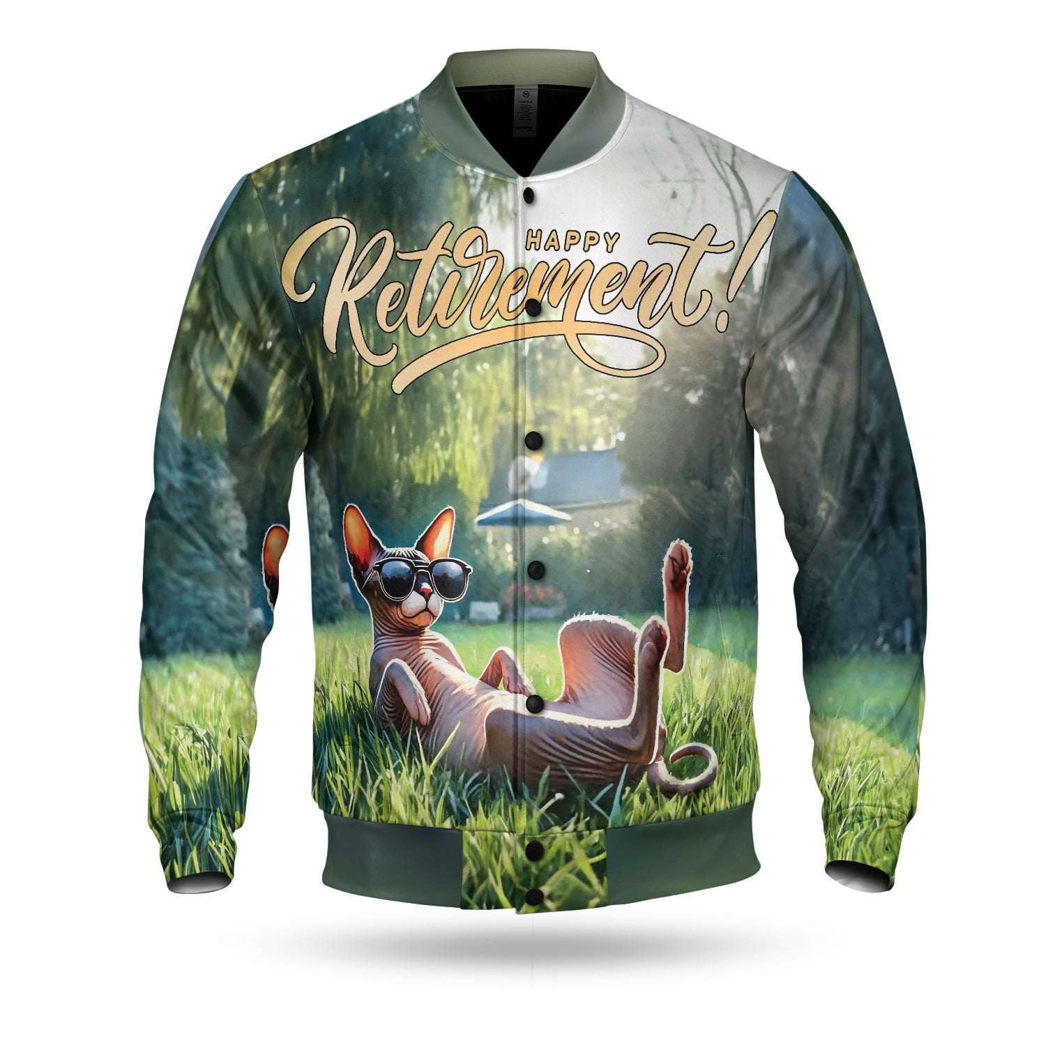 Happy Retirement with Sphynx Enjoy Life Rest Time All Over Print 3D ...
