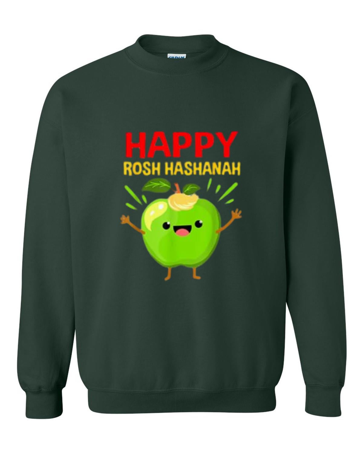 Happy Rosh Hashanah Fun Simple Festive Vibes And Wishes Sweatshirt, for ...