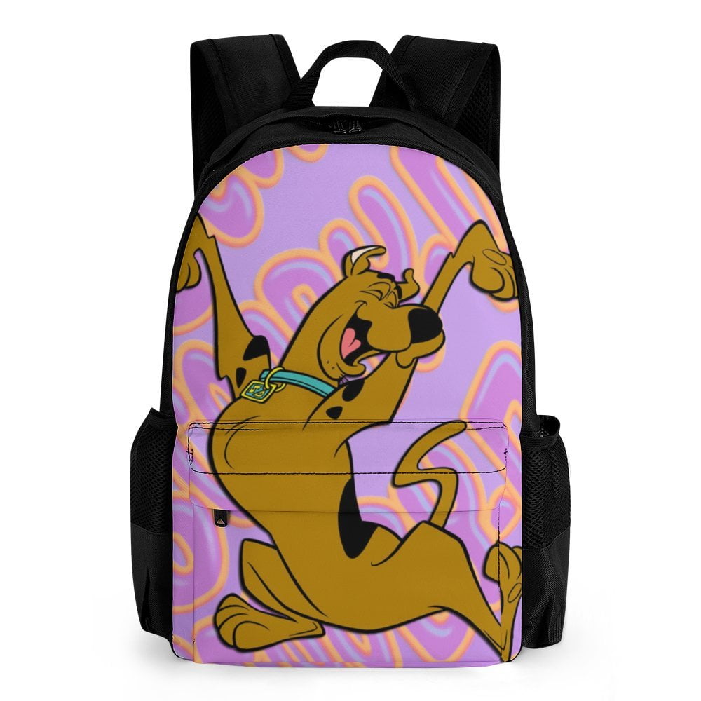 Happy Scooby Doo Backpack Laptop Bag Student Satchel Schoolbag Bookbag ...
