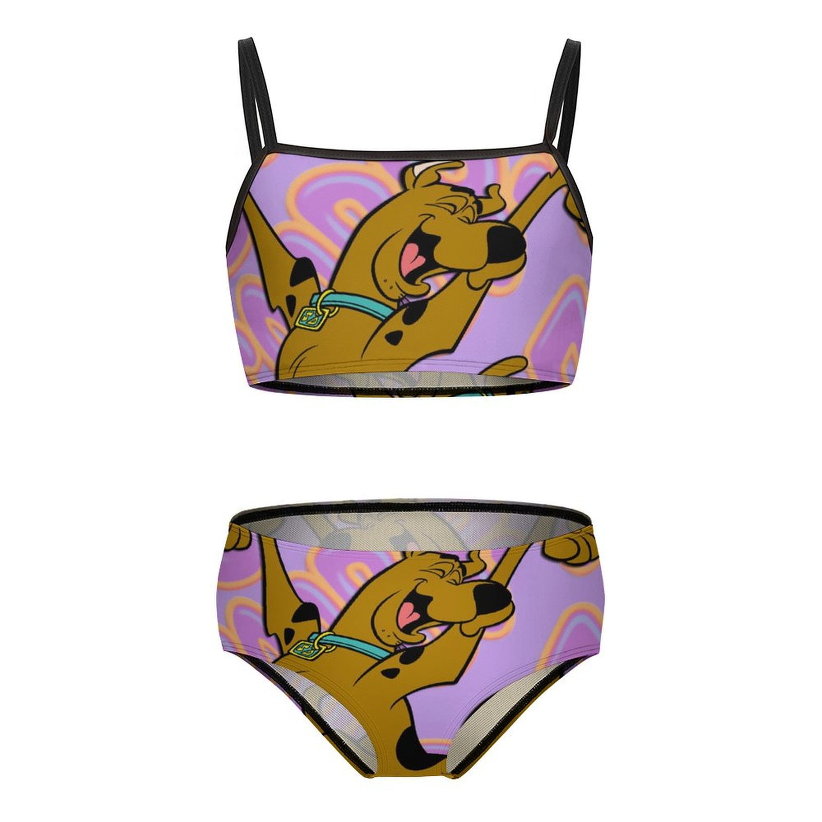 Happy Scooby Doo Children's Swimsuit Girls Swimwear 2 Piece Bikini Sets ...
