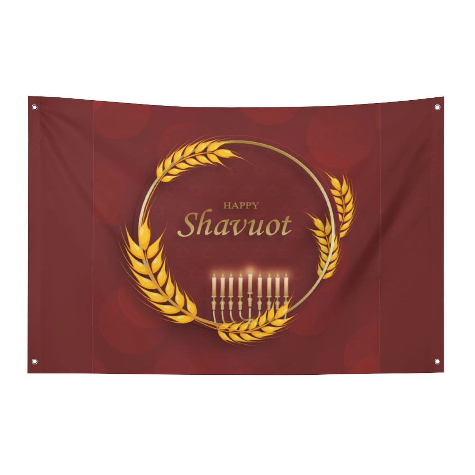 Happy Shavuot Jewish Holiday Banner Backdrop Large Banner Decorations ...