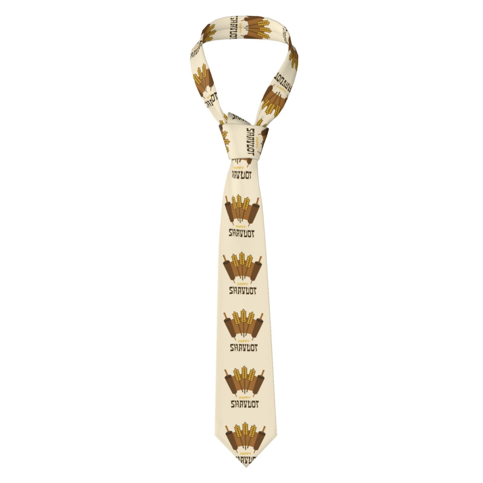 Happy Shavuot Ties for Men Business Wedding Party Suit Fashion Neck ...