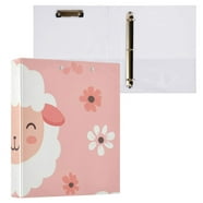 6 Inch Ring Binder With Slant D-Rings, Black, Clear View, Pockets ...