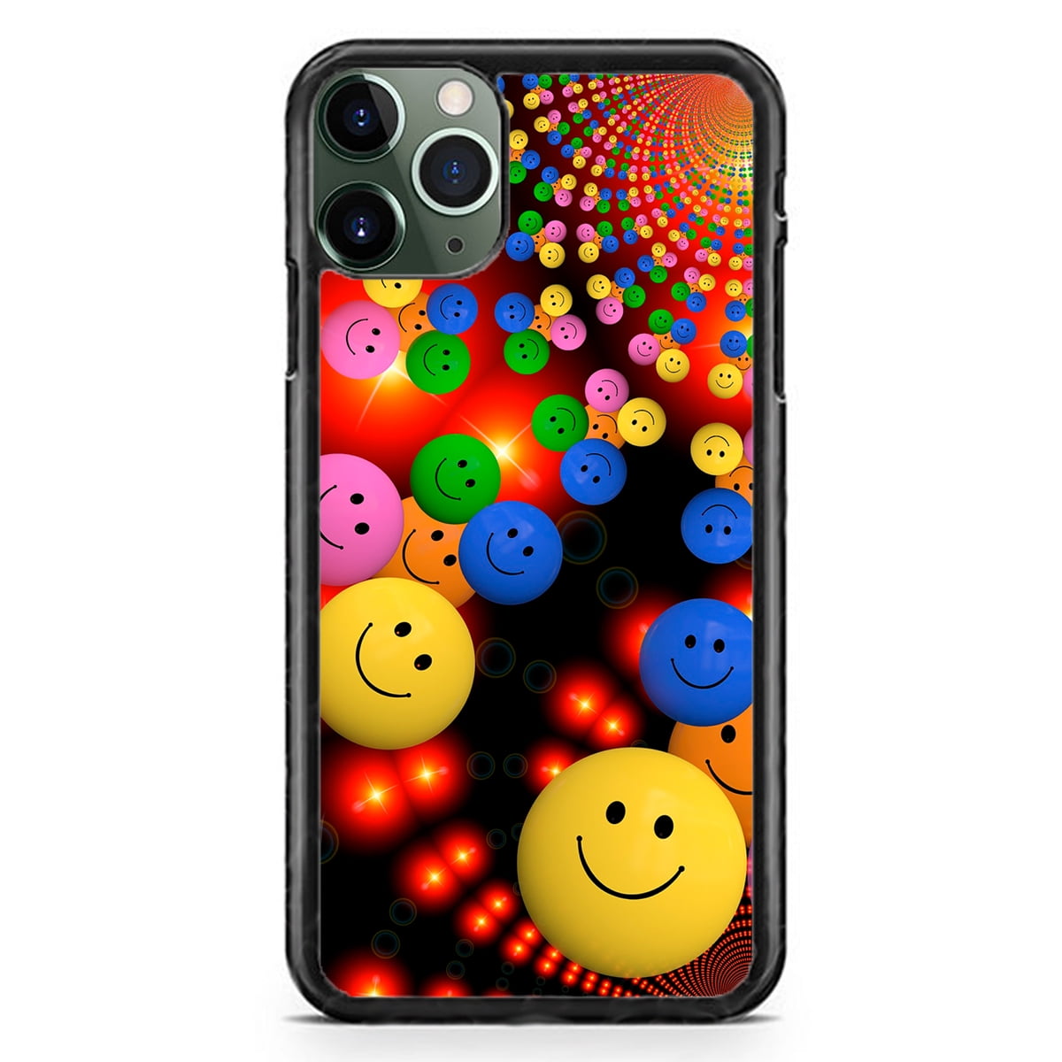 Happy Smiley Face Emoticons Slim Shockproof Hard Rubber Custom Case ...