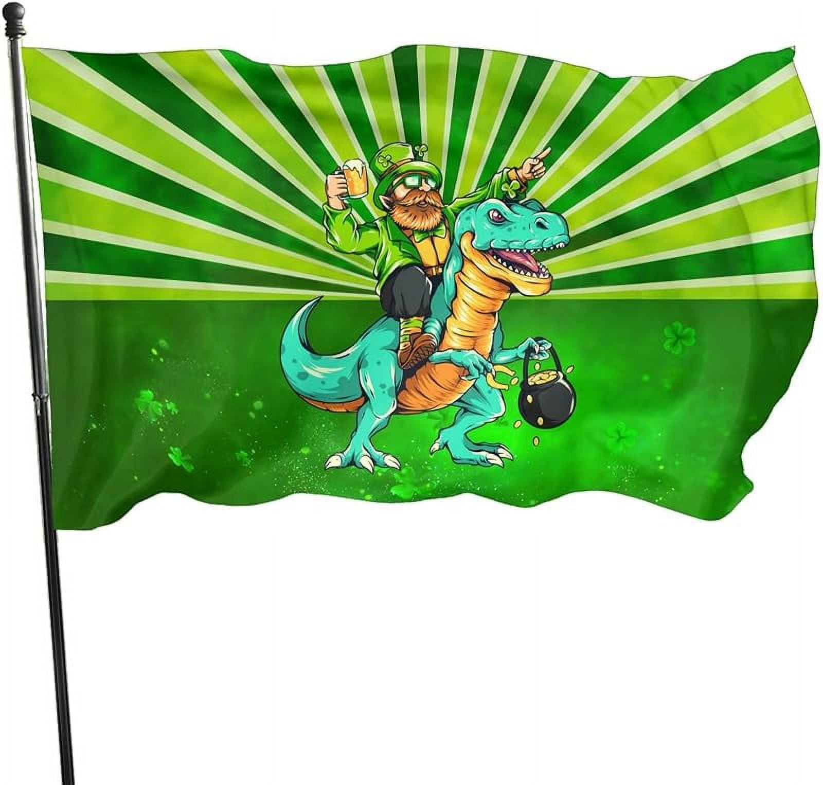 Happy St Patrick Day Flag 2x3 ft Outdoor Indoor With Grommet Garden ...