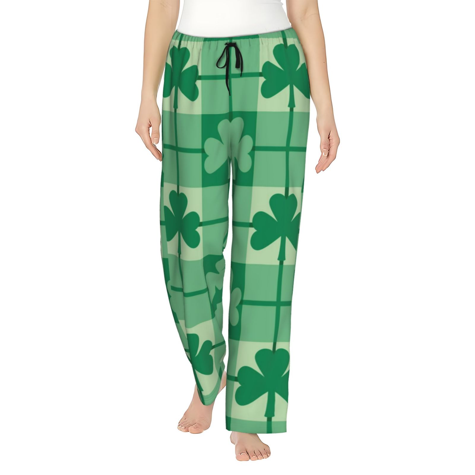 Happy St. Patrick'S Day 2025 Women'S Pajama Pants Straight Leg Comfy ...