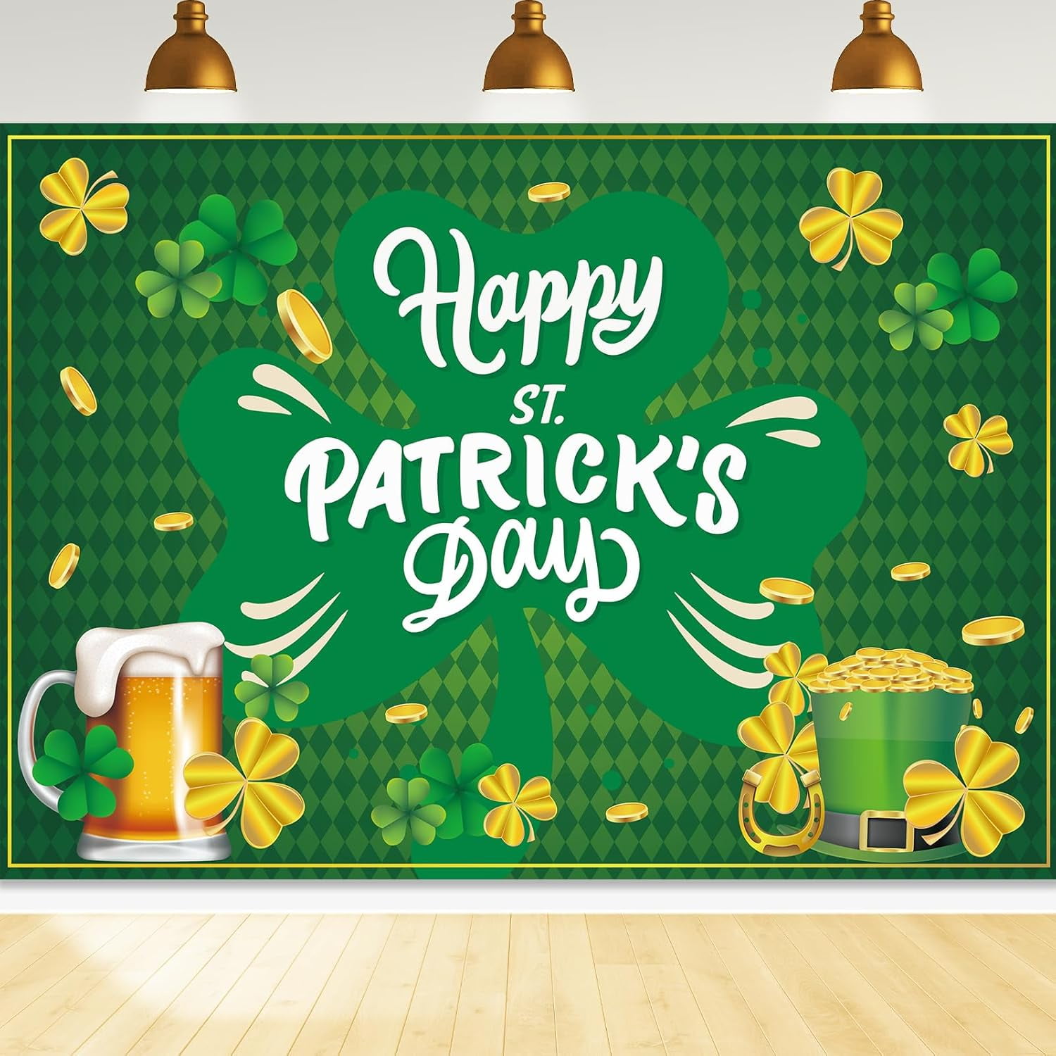Happy St.Patrick's Day Backdrop, Happy St.Patrick's Day Background ...