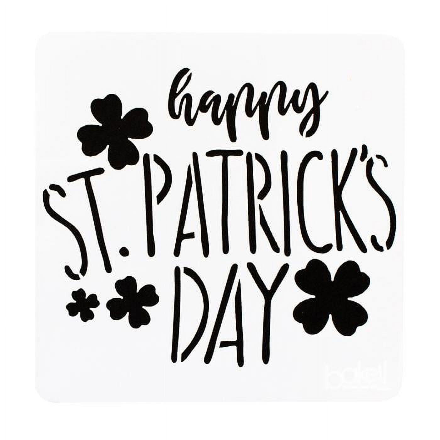 Happy St. Patrick's Day Stencil - Walmart.com