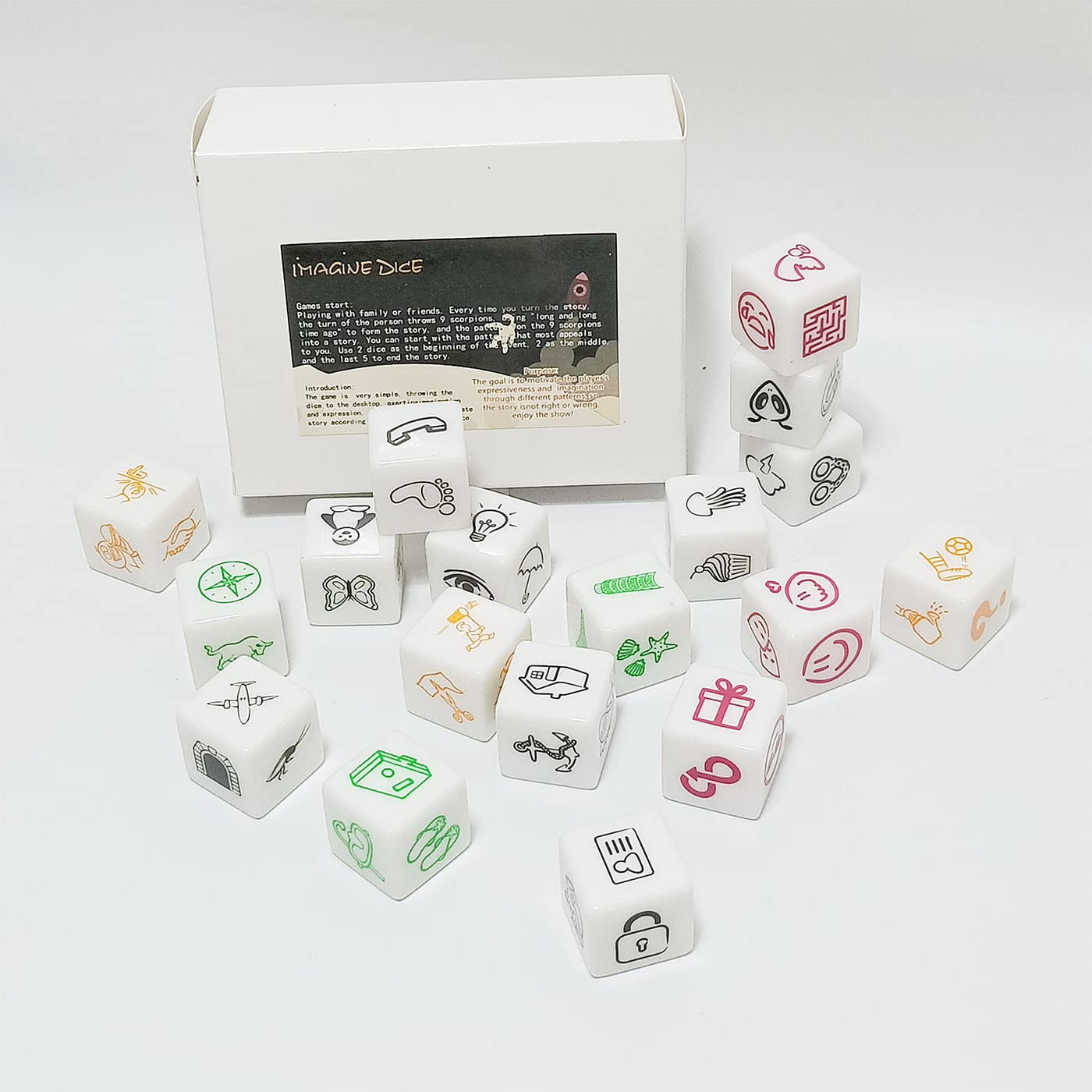 Happy Story 18 Cubes Bundle Sets Roll Cubes A Happy Trip and Challenge ...