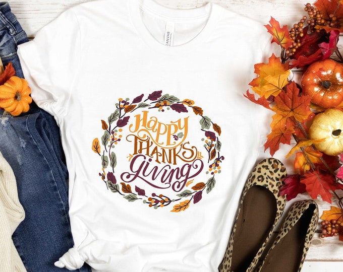 Happy Thanks Giving Shirt, Thanksgiving, Thanksgiving Shirt ...