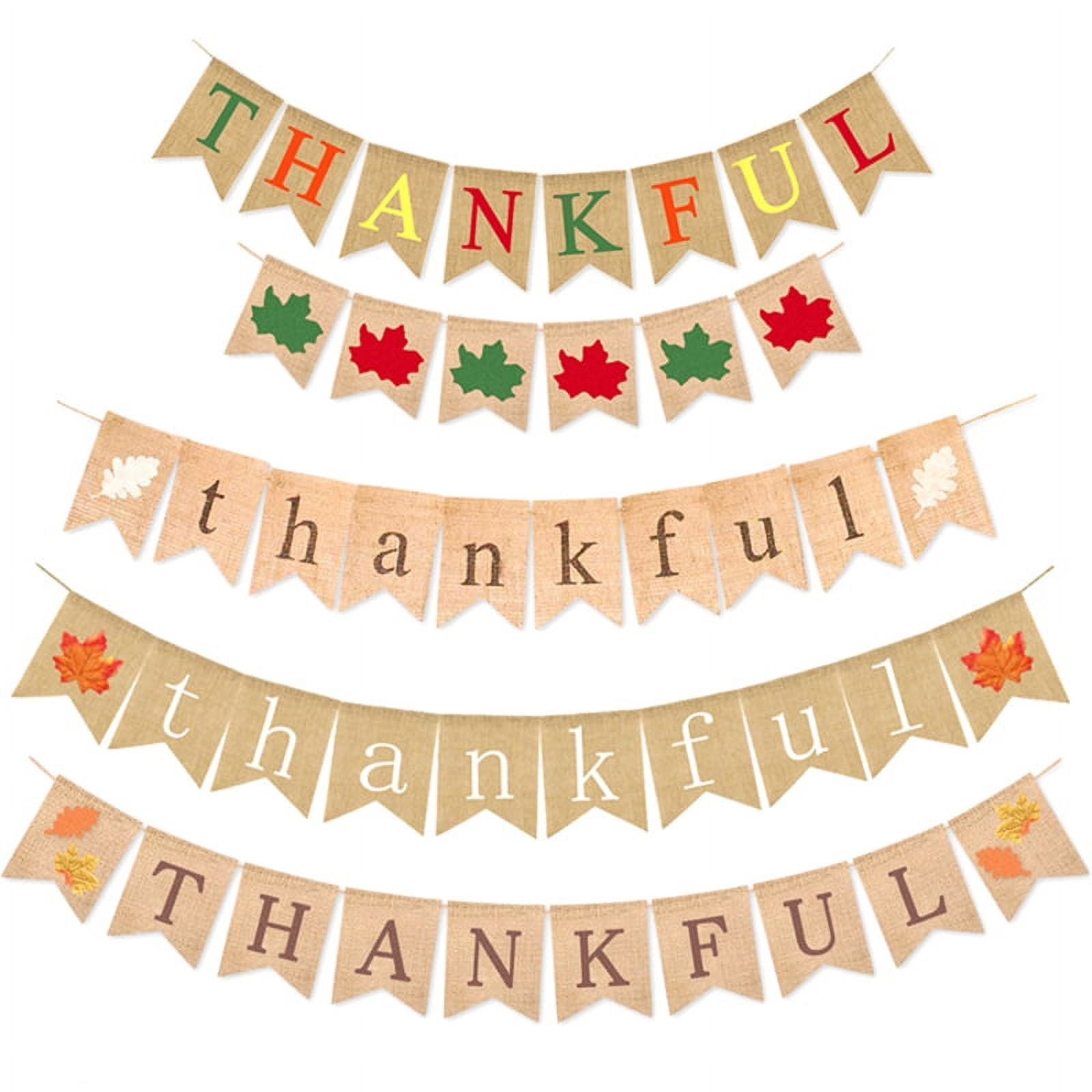 Happy Thanksgiving Banner Hanging Fall Harvest Poster Background Banner ...