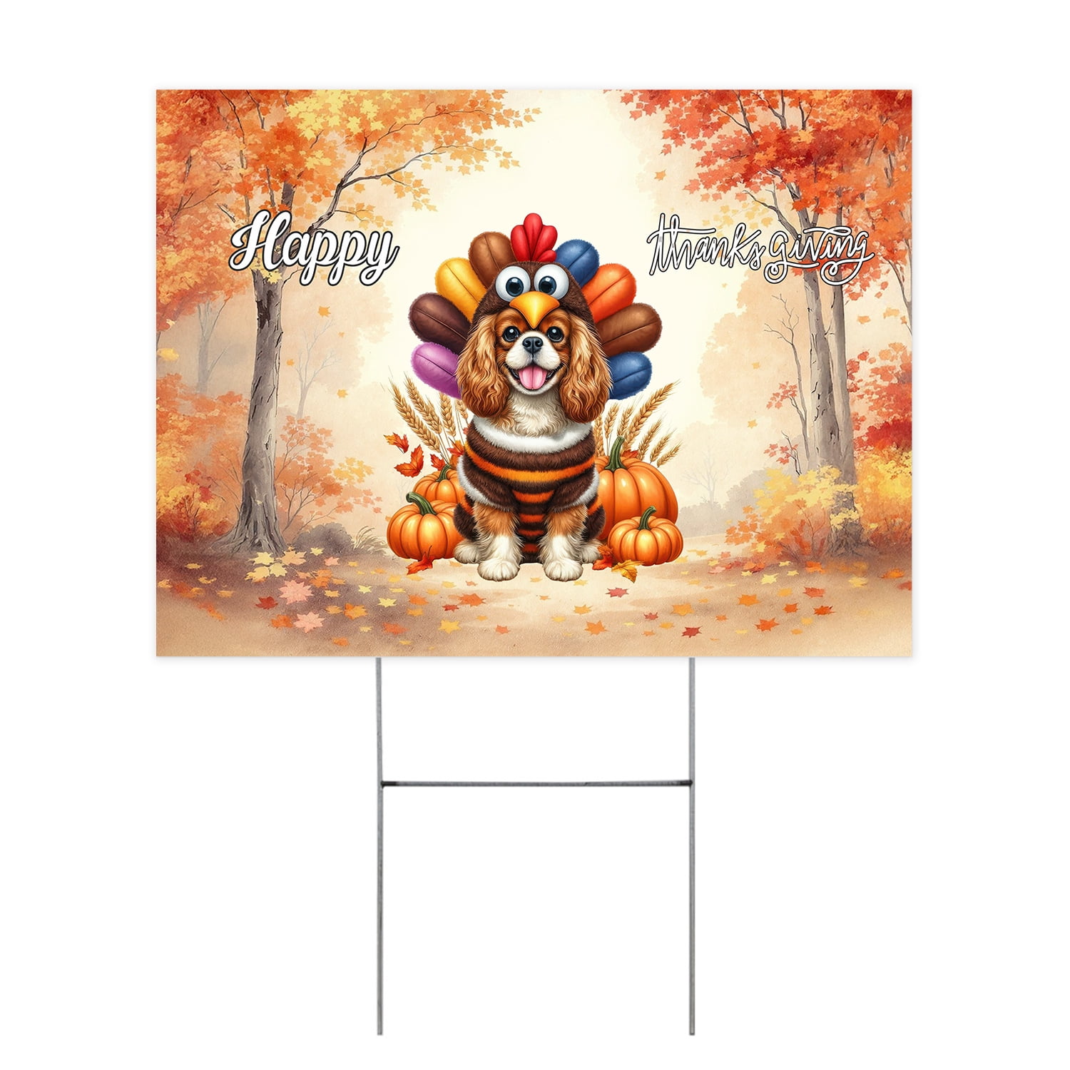 Happy Thanksgiving Cavalier King Charles Spaniel Turkey Costume ...