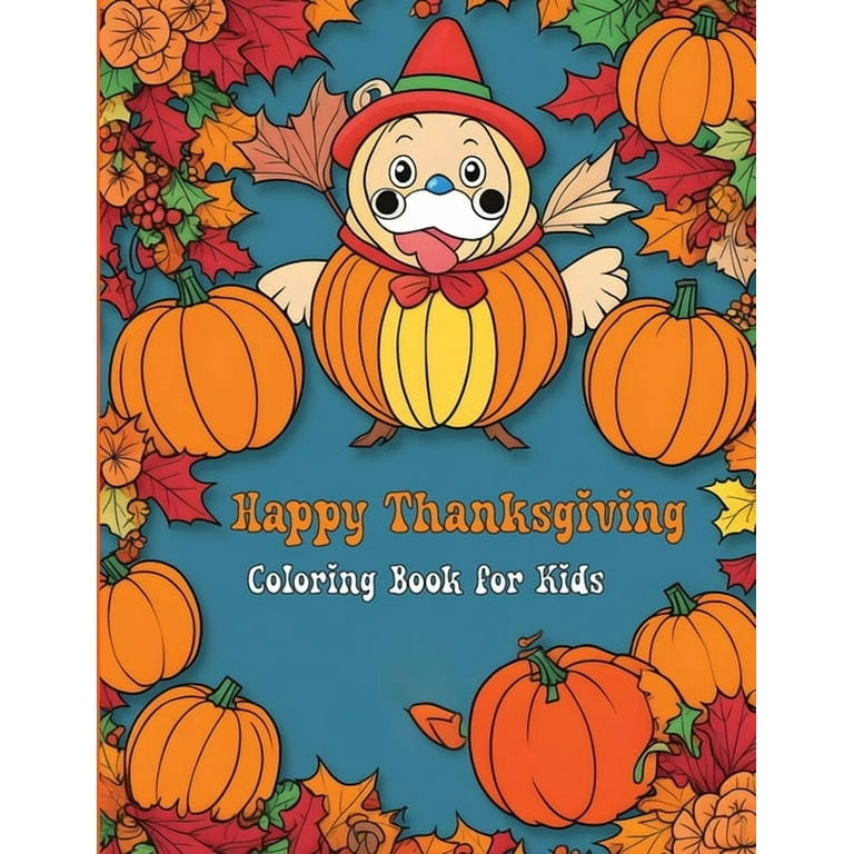 coloring book thanksgiving