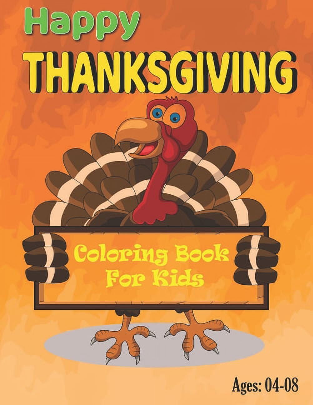 Happy Thanksgiving Coloring book for kids : Thanksgiving Coloring Book ...