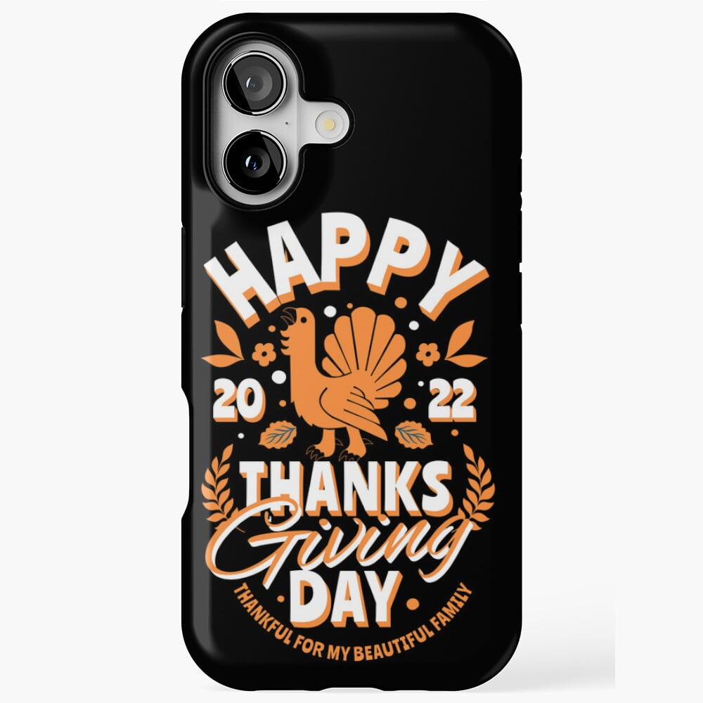 Happy Thanksgiving Day Holiday Family Dinner Fun Case for iPhone 11-17 ...
