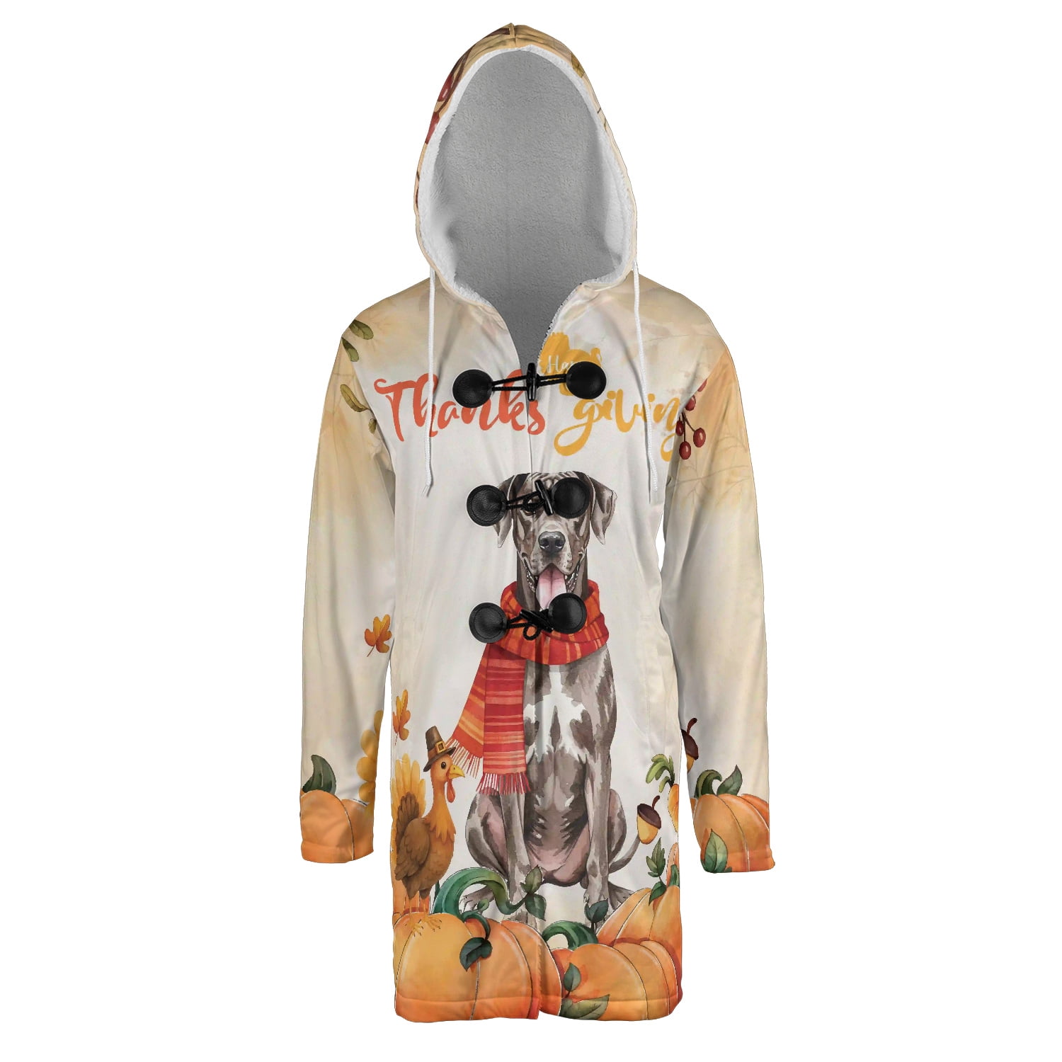 Happy Thanksgiving Great Dane with Turkey Pumpkins Autumn Vibes All ...