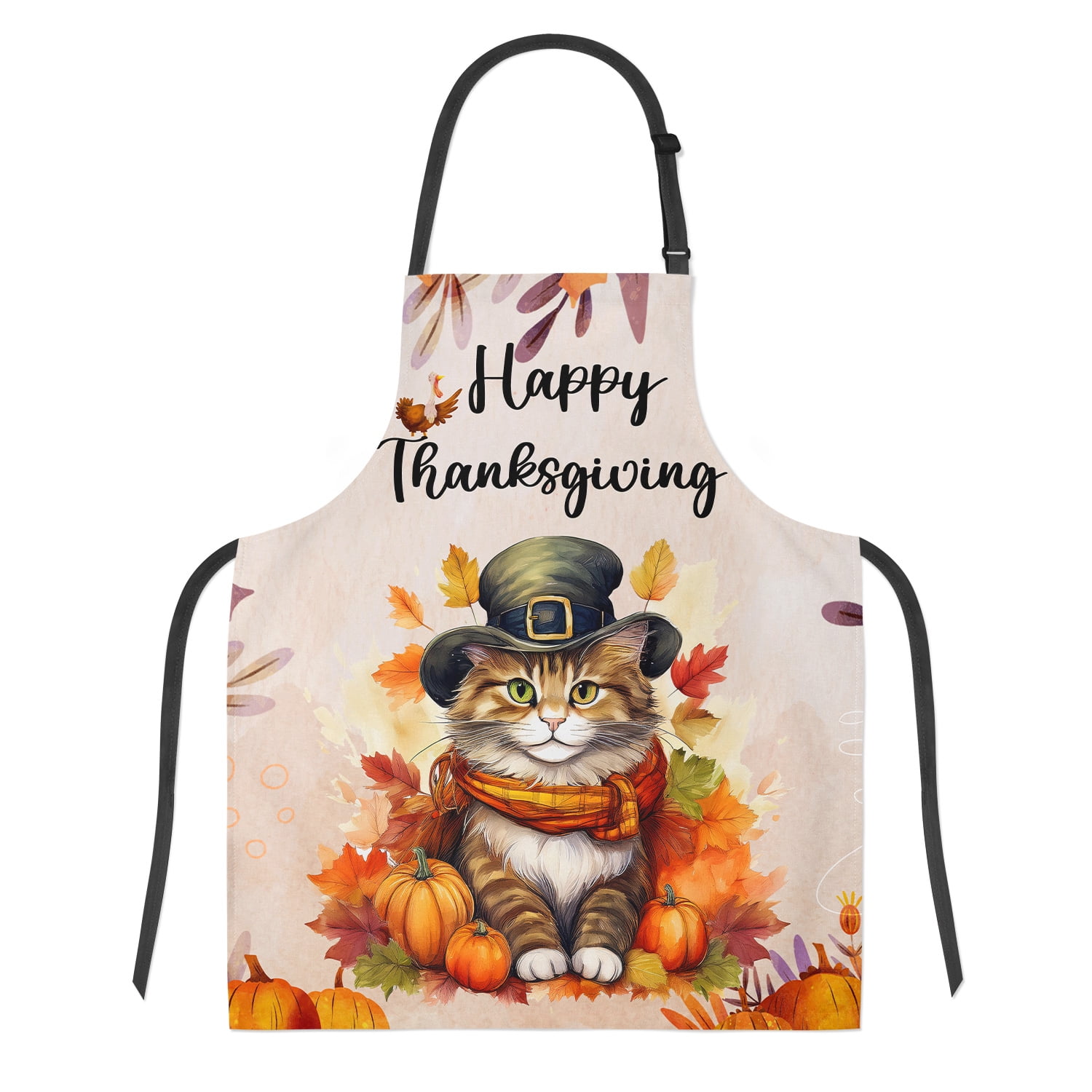 Happy Thanksgiving Maine Coon Welcome Thankful Fall Autumn Pumpkin ...