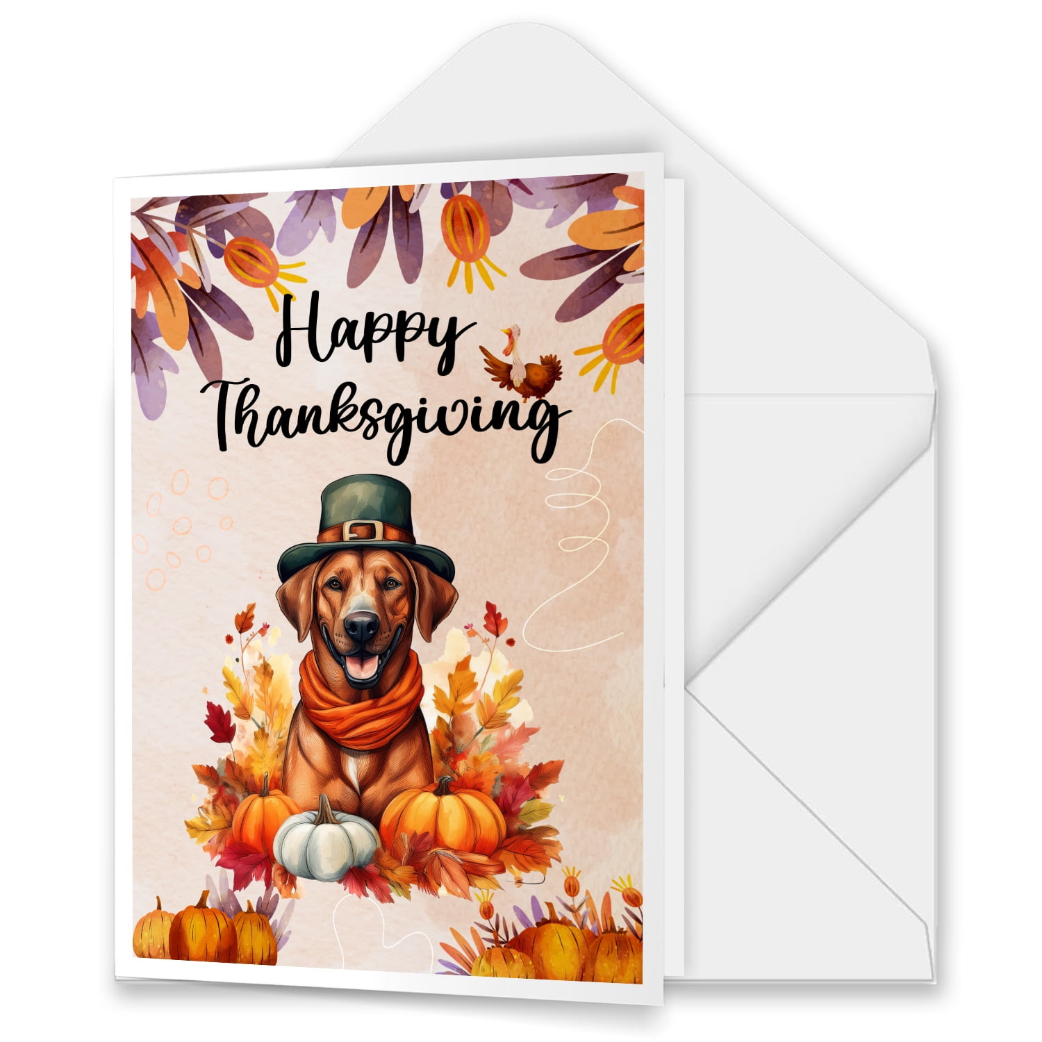 Happy Thanksgiving Rhodesian Ridgeback Welcome Thankful Fall Autumn ...