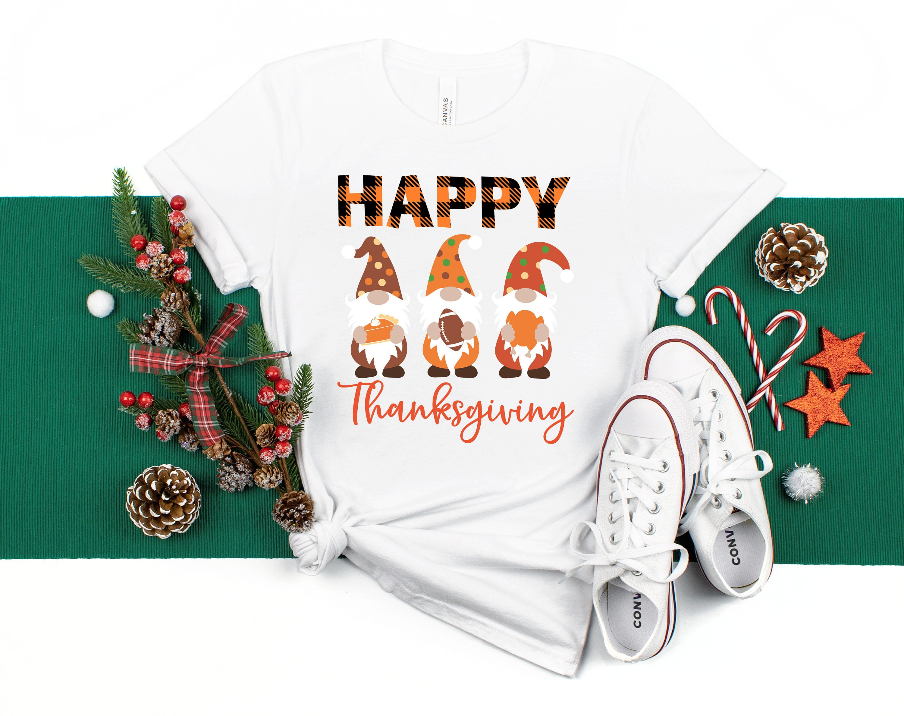 Happy Thanksgiving Shirt,Thankful Gnomes Shirt,Thanksgiving Shirt ...