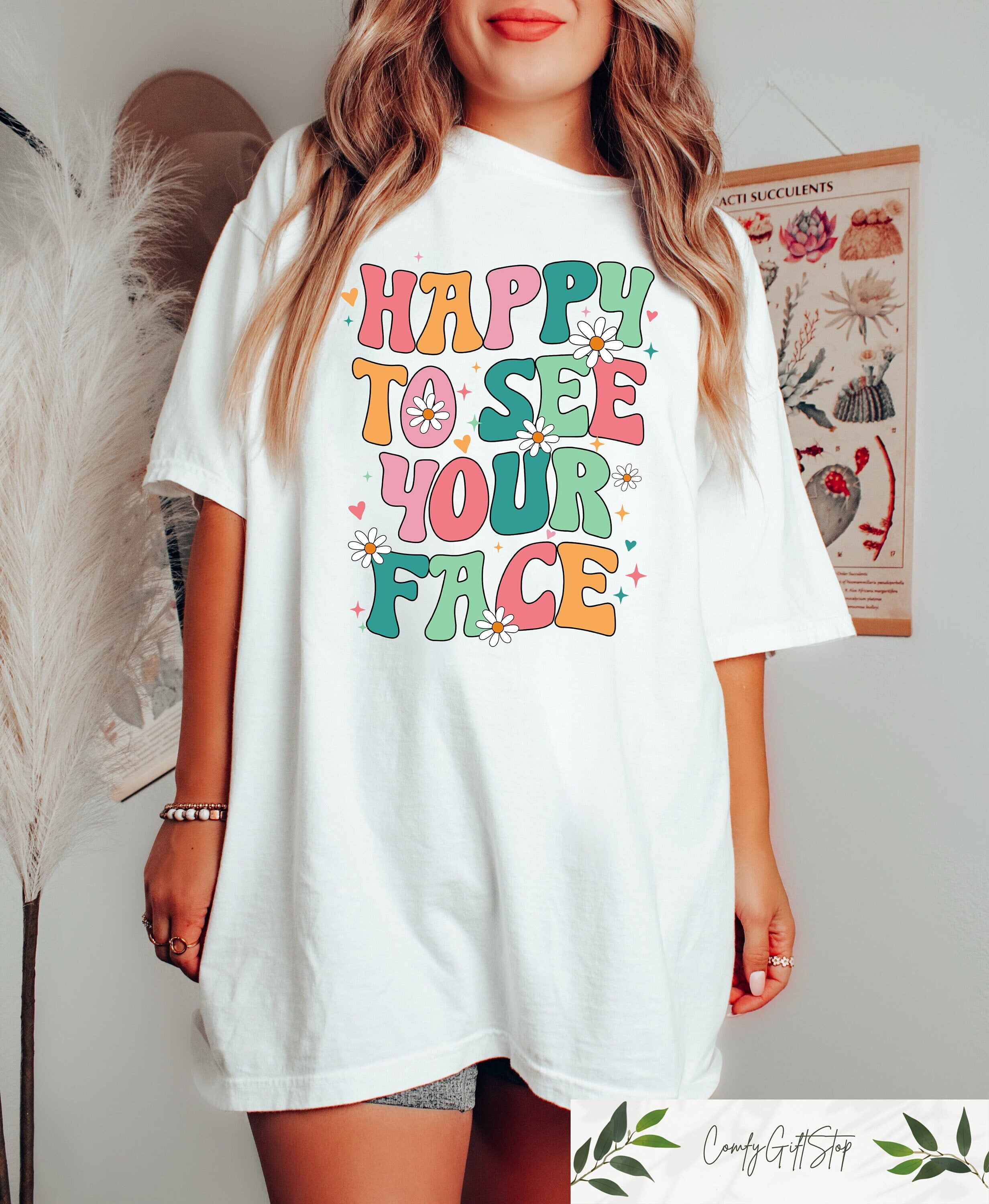 Happy To See Your Face Shirt, Teacher Shirts, First Day Of School Shirt ...