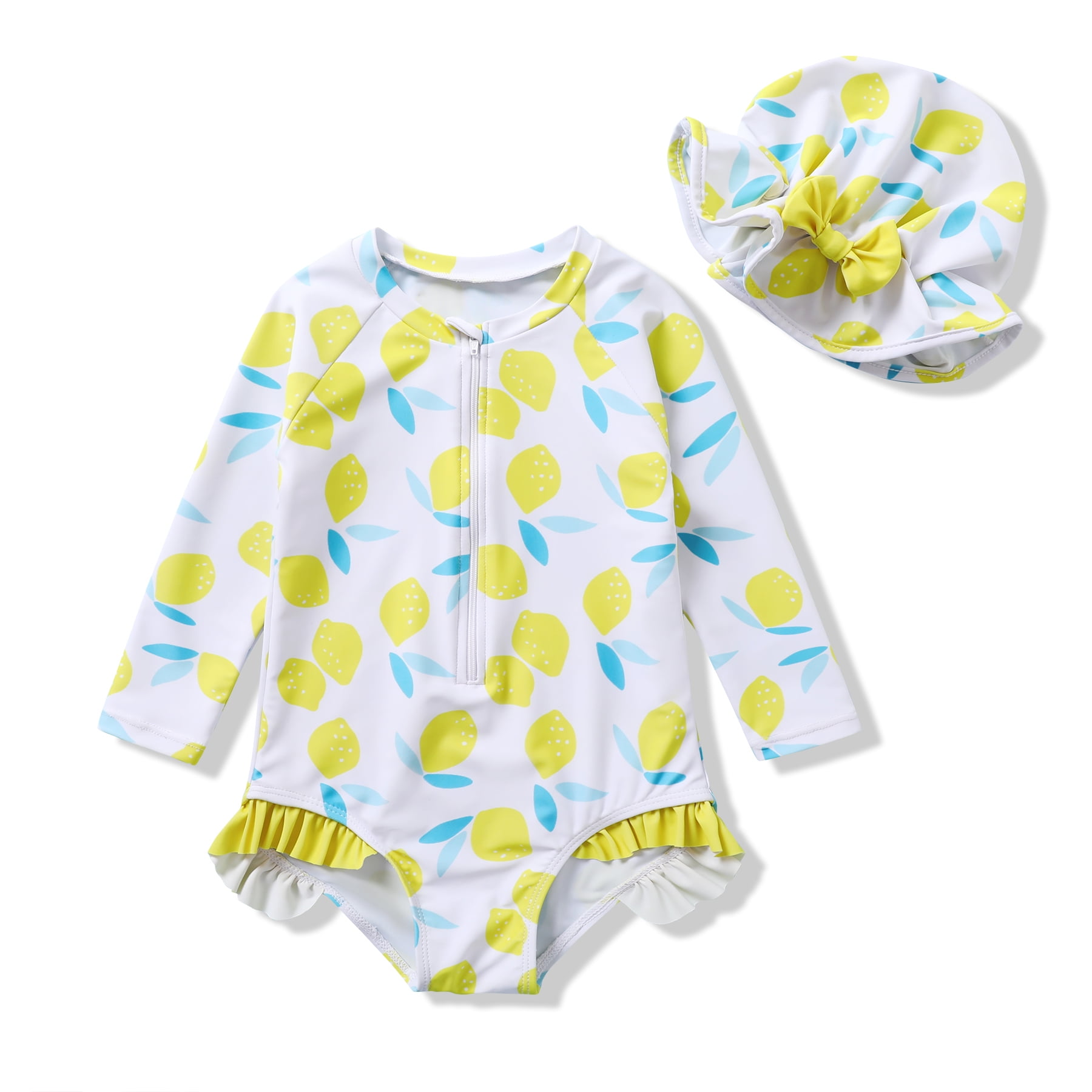 Happy Town Toddler Baby Girls Clothes 0-24M Summer Long Sleeve Zipper ...