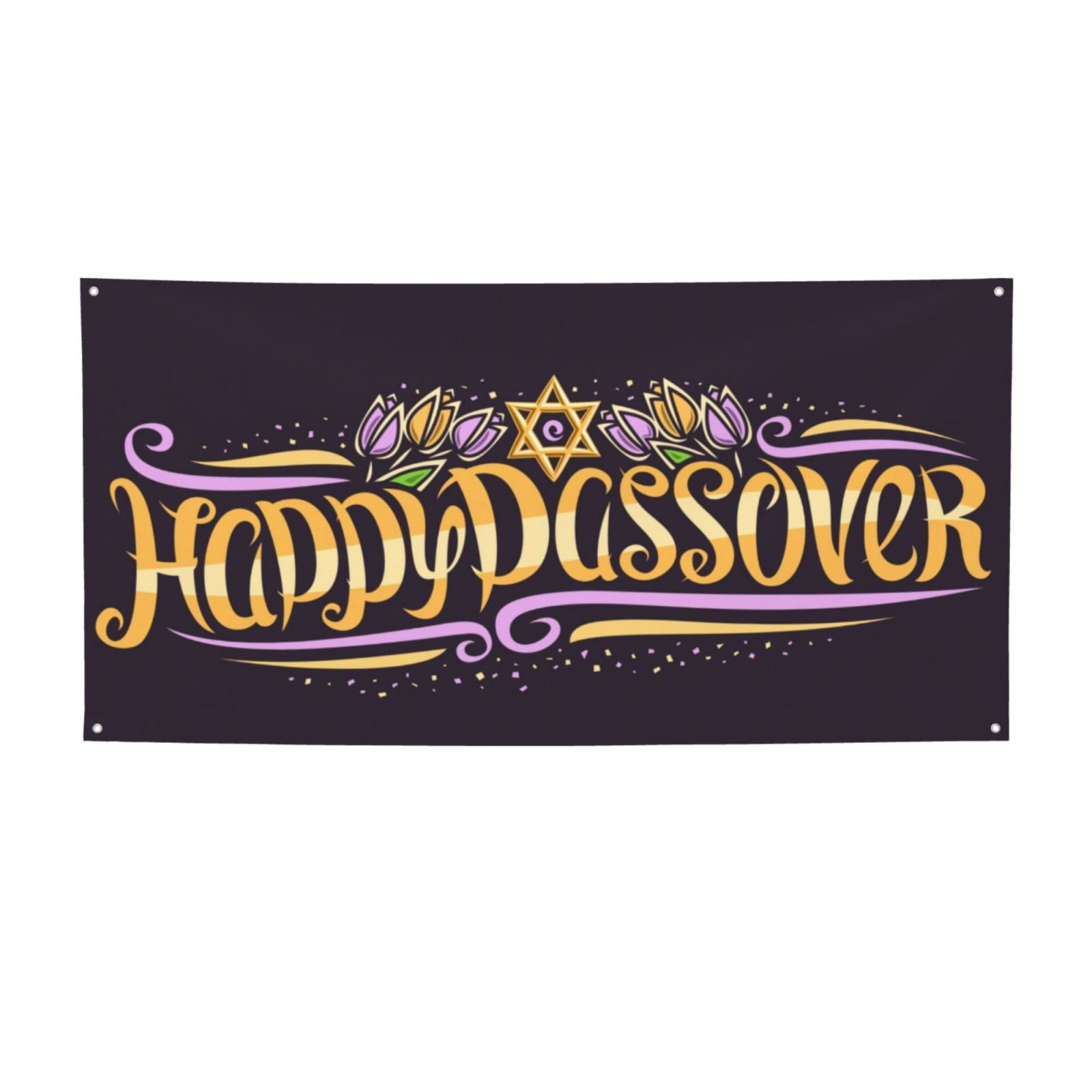 Happy Traditional Jewish Passover Banner Backdrop Porch Sign Small ...