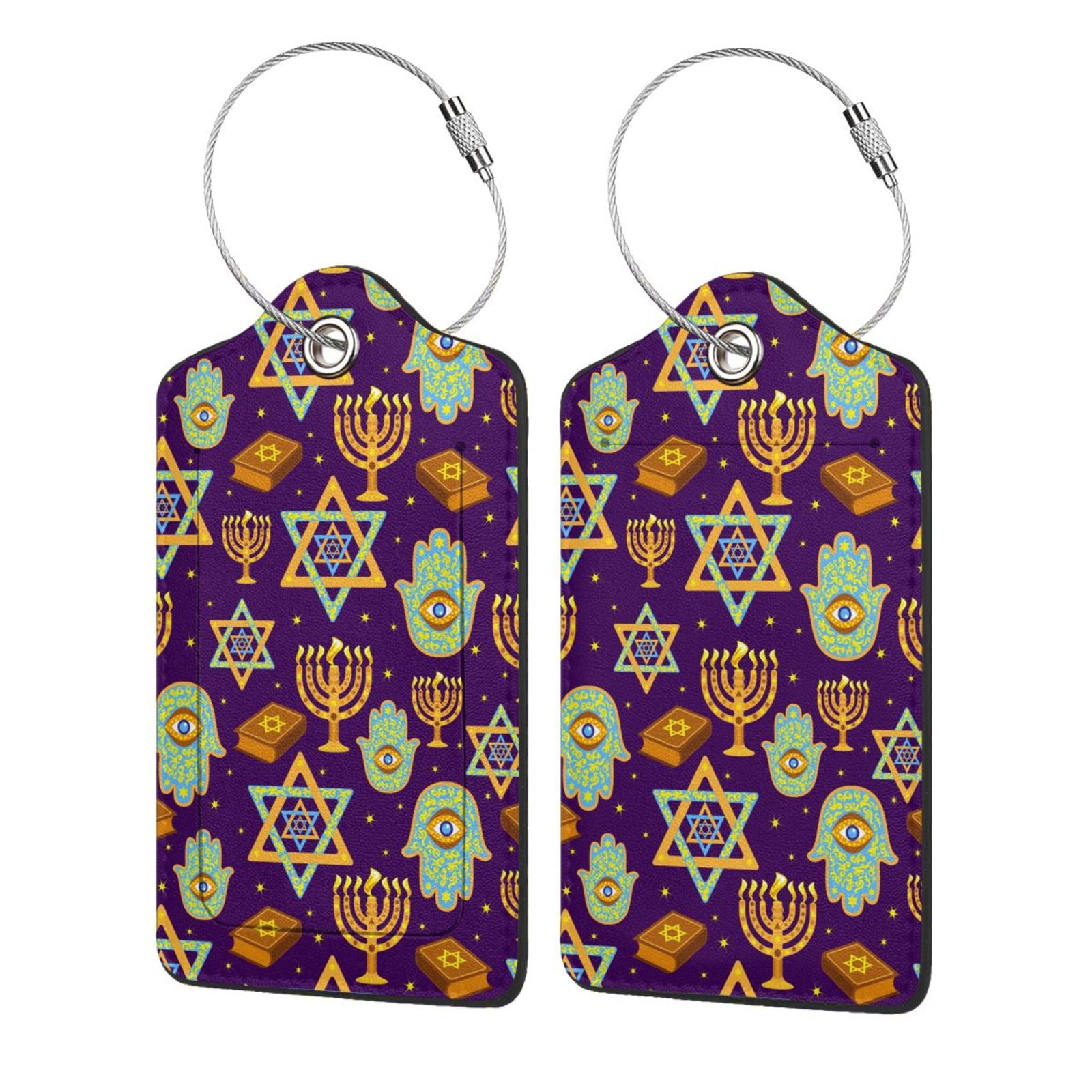 Happy Traditional Jewish Passover Luggage Tags for Suitcase Tags ...