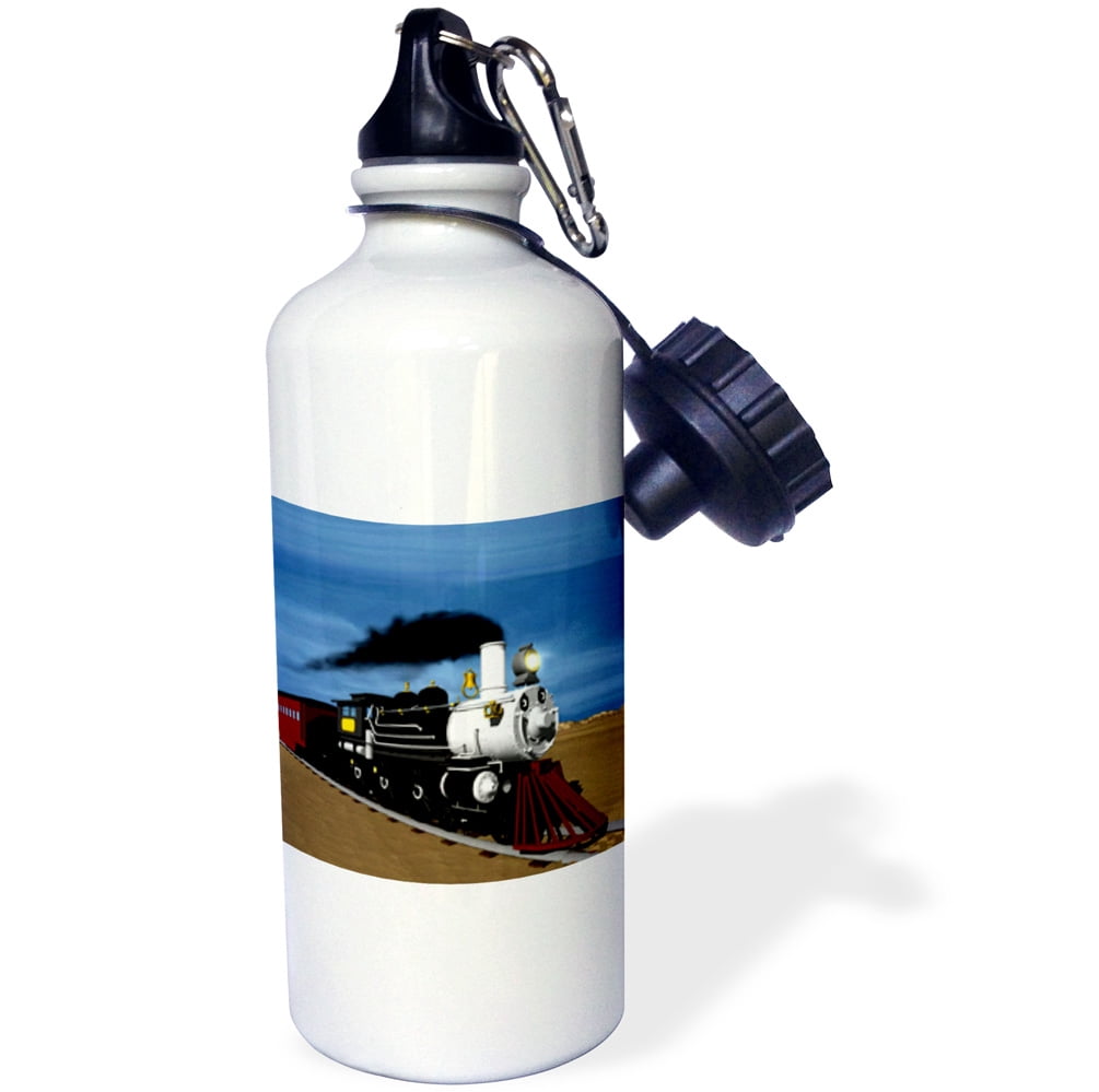 3dRose, Happy Train, Flip Straw 21oz Water Bottle - Walmart.com