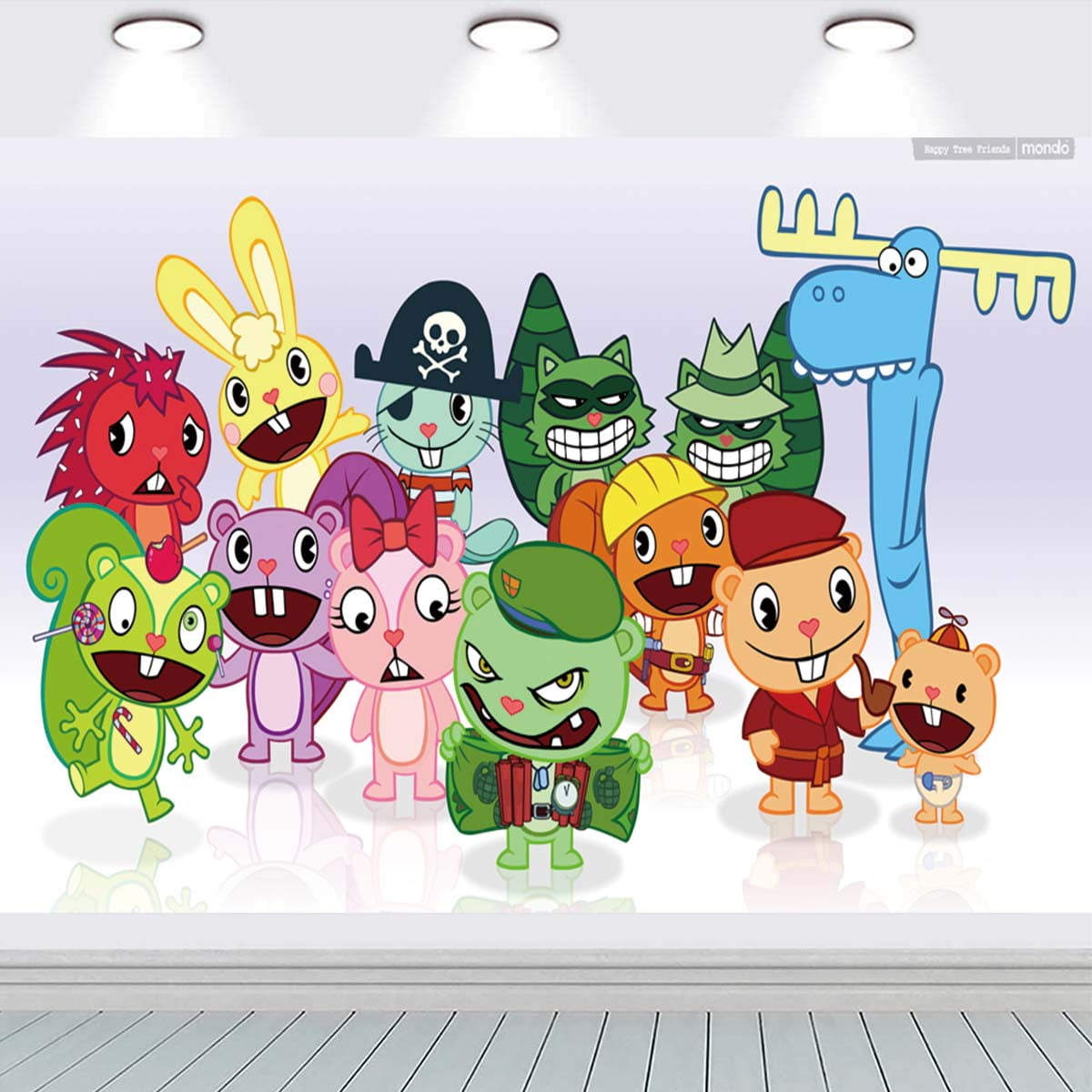 Happy Tree Friends Background school Wall Decor Taspestry Poster Banner ...