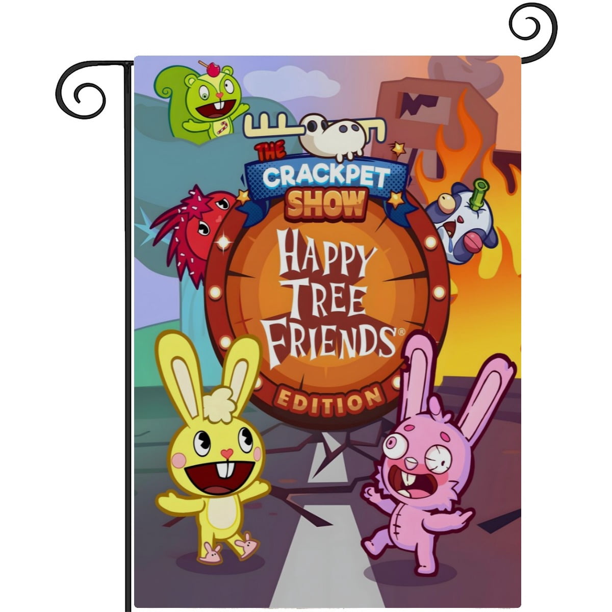Happy Tree Friends-themed Garden Flag. Perfect gift for fans, friends ...