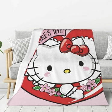 Sanrio Hello Kitty Love You Much Silk Touch Fuzzy Valentine's Plush ...