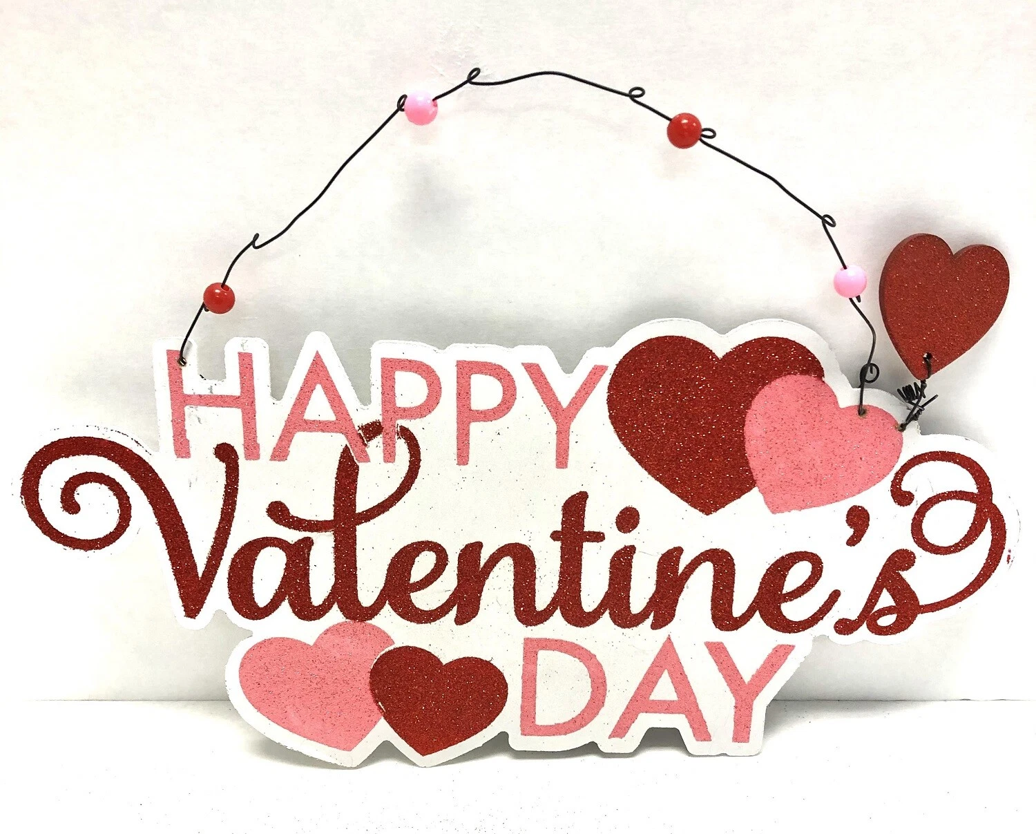 Happy Valentine'S Day Holiday Theme Party Decoration Wire Hanger ...