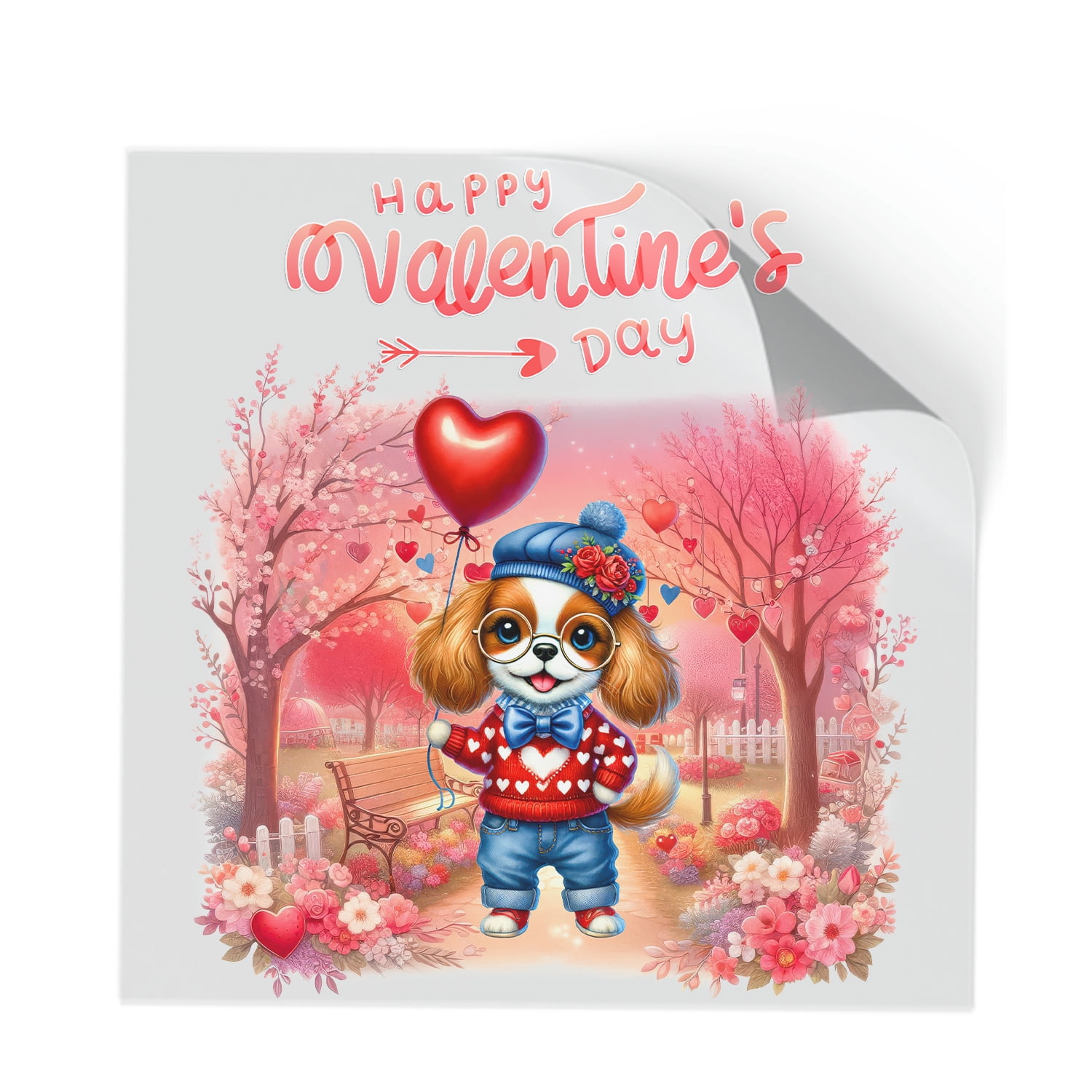 Happy Valentine’s Day Adorable Cavalier King Charles Spaniel Puppy ...
