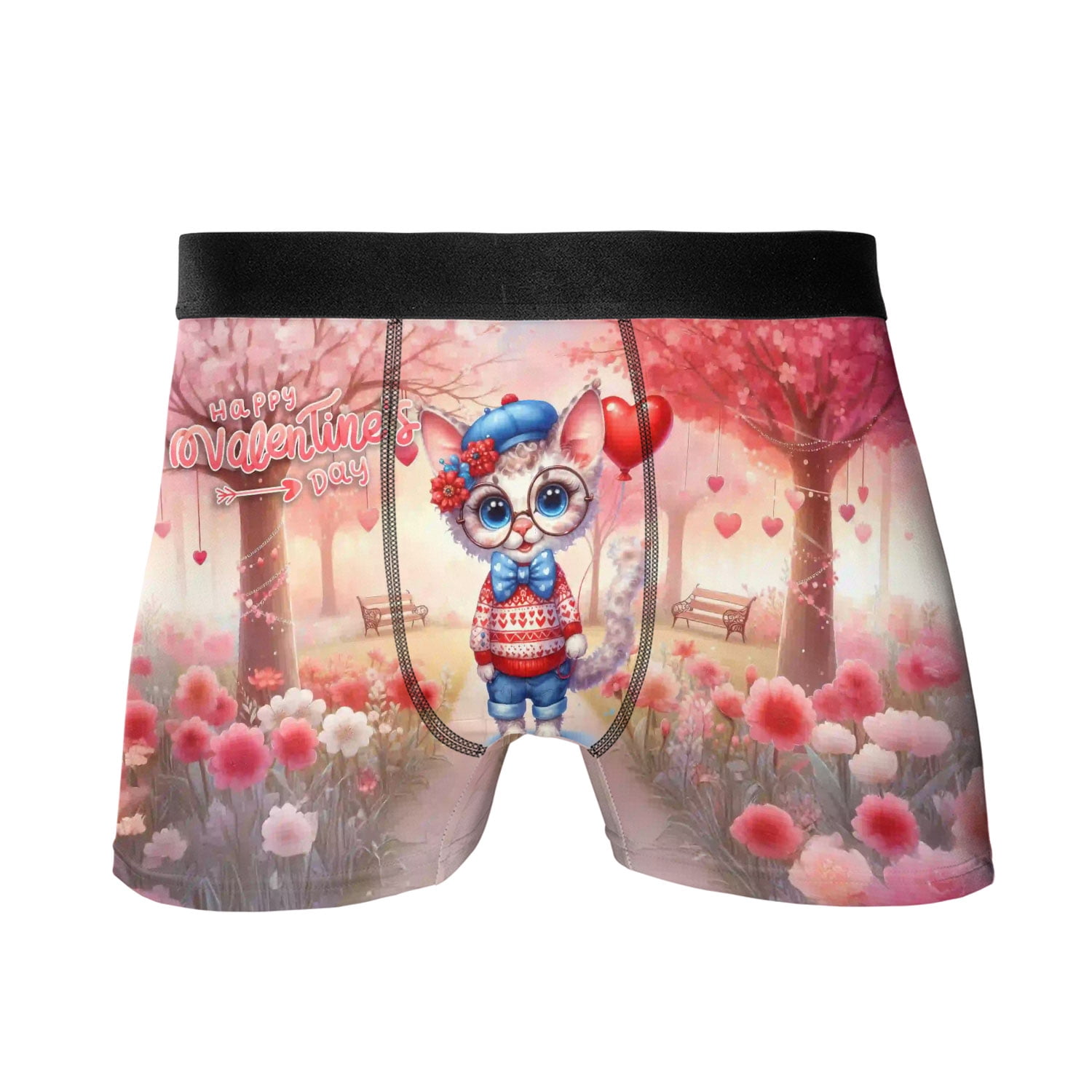 Happy Valentine’s Day Adorable Devon Rex Kitten Holding Heart Balloon ...