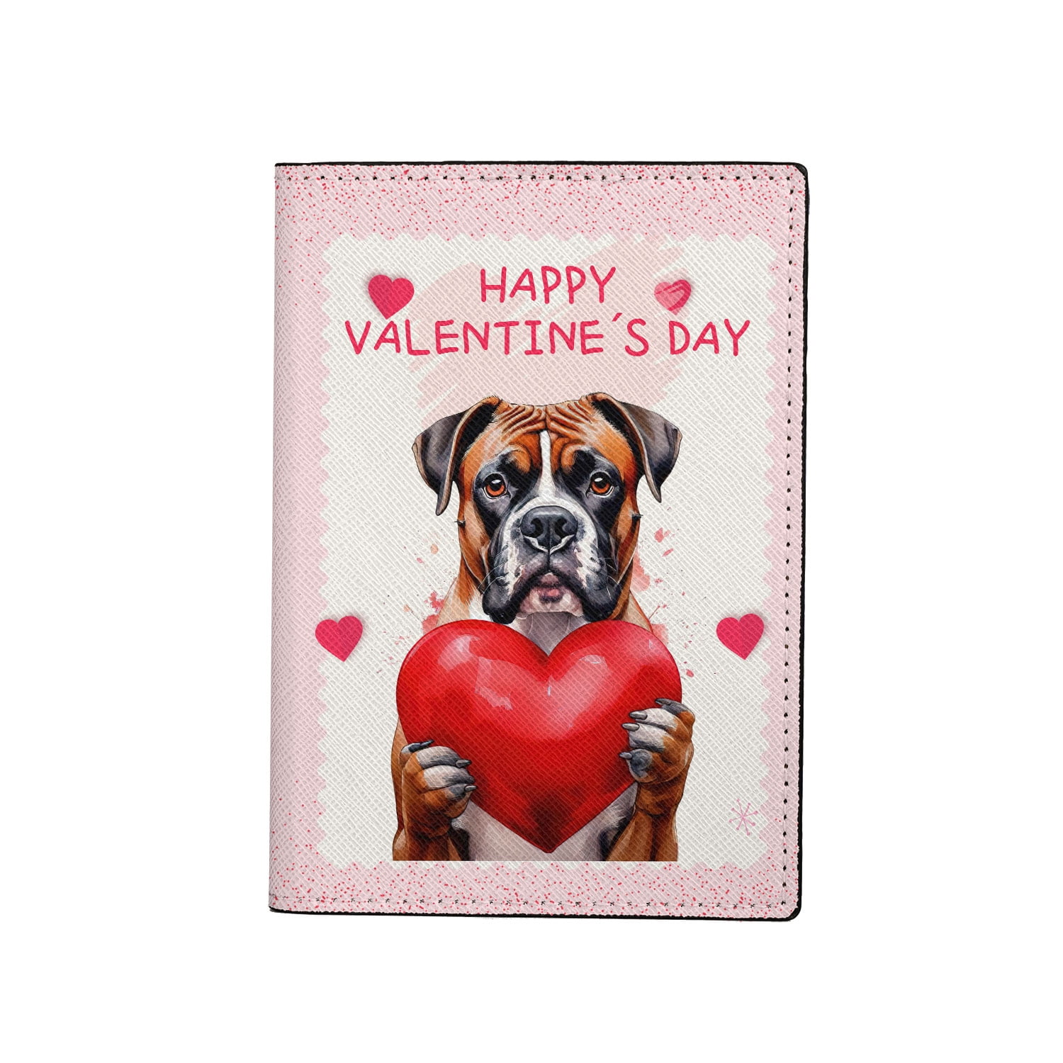 Happy Valentine's Day Boxer Brings Love Heart Travel Passport Wallet ...
