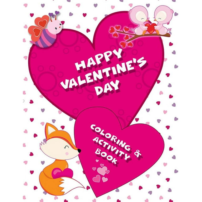 cute valentine's day coloring book