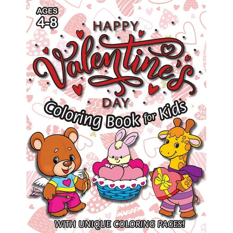 free valentine coloring book pages